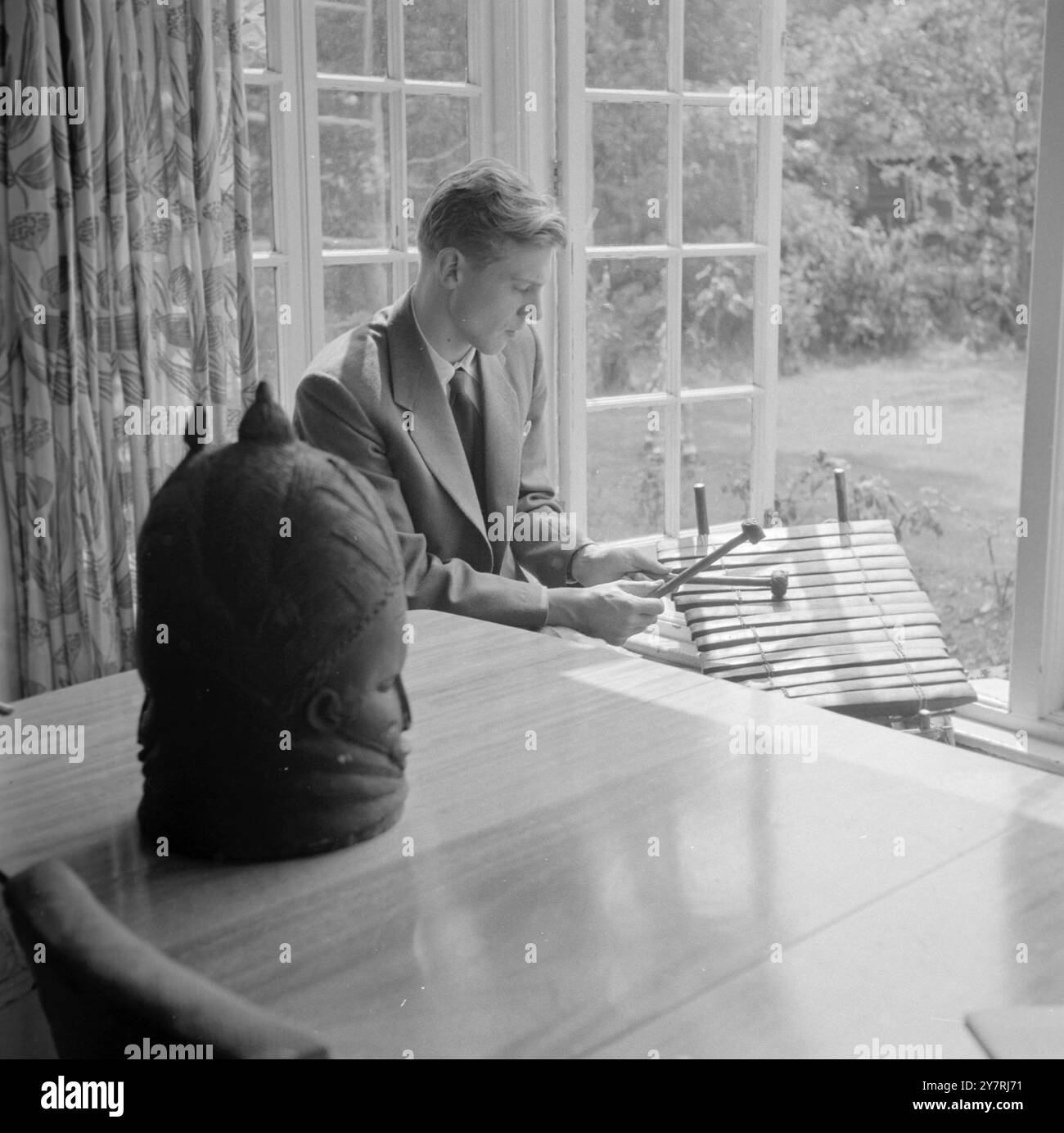 DAVID ATTENBOROUGH AT HOME IN RICHMOND Photographs by George Douglas ...