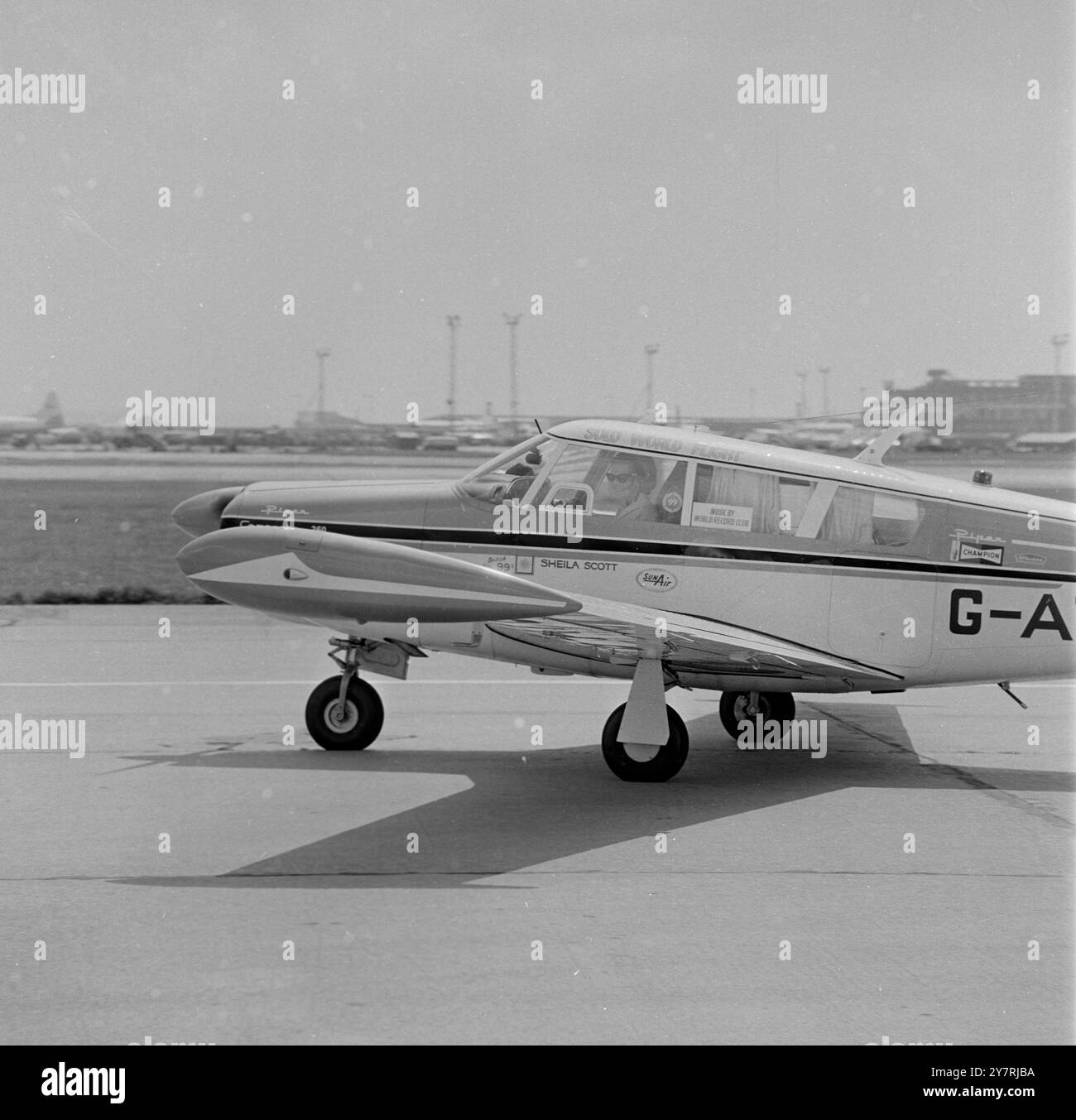 1960s plane pilot hi-res stock photography and images - Alamy