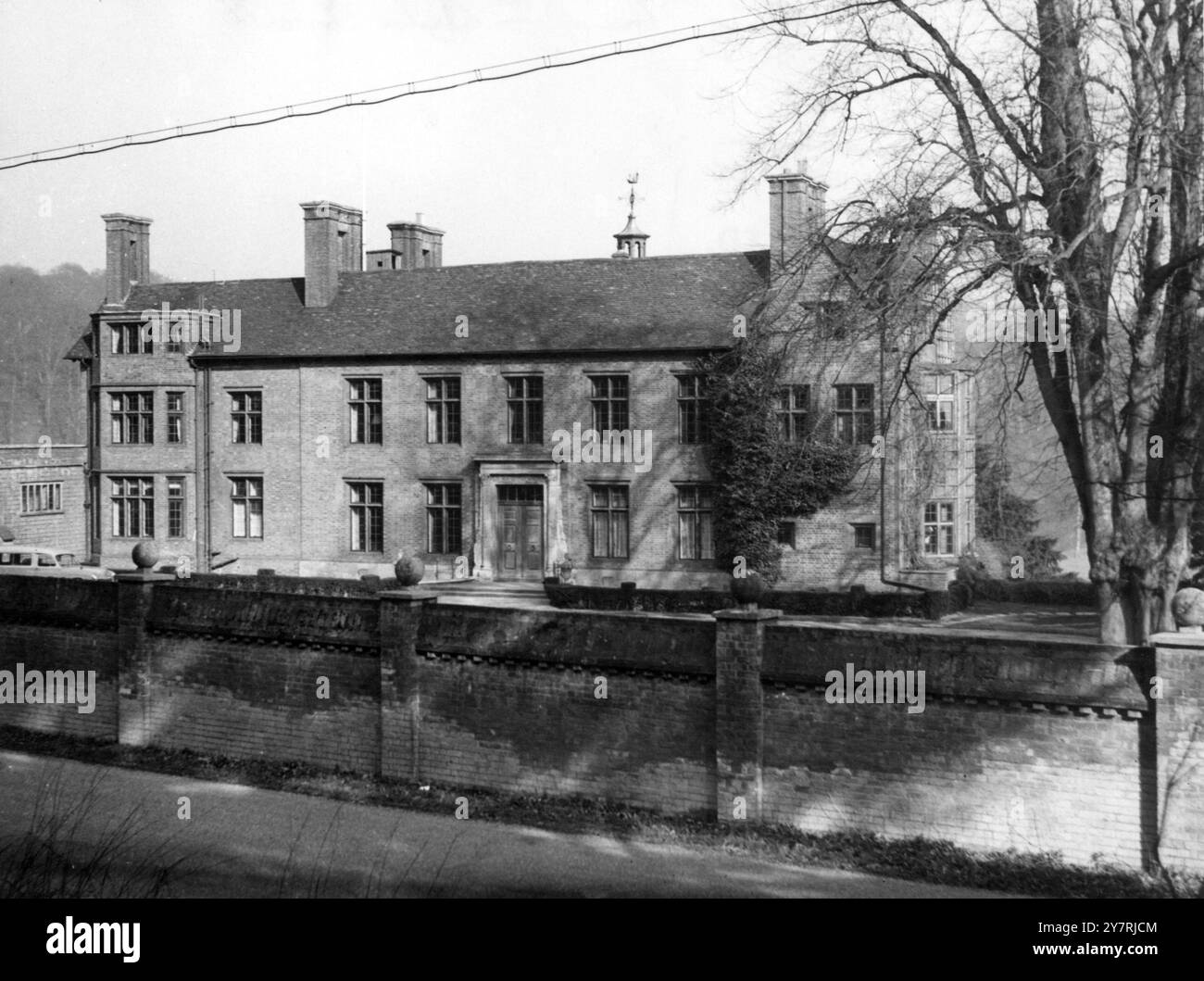 View of Mr. Churchill's house at Chartwell, Kent, undated Stock Photo ...