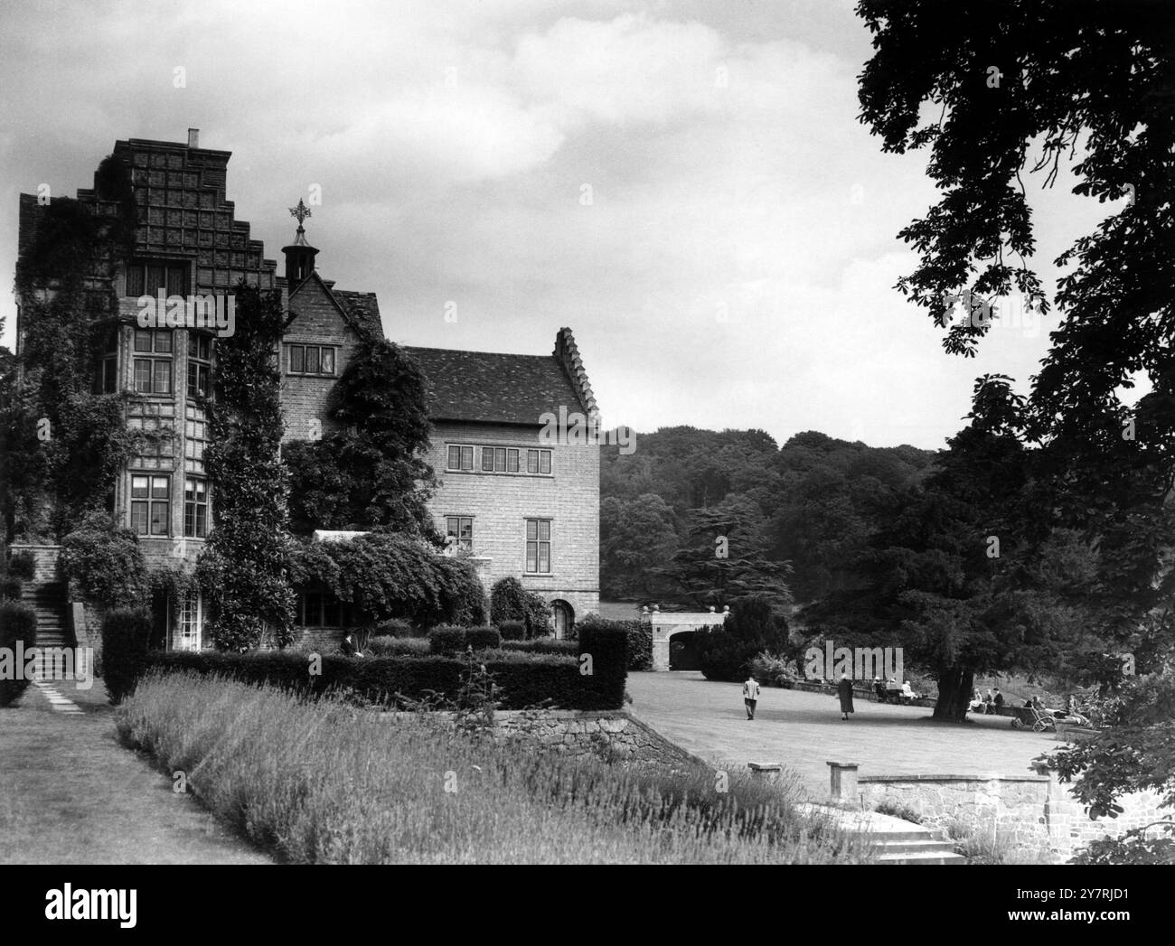 View of Mr. Churchill's house at Chartwell, Kent, where visitors were ...