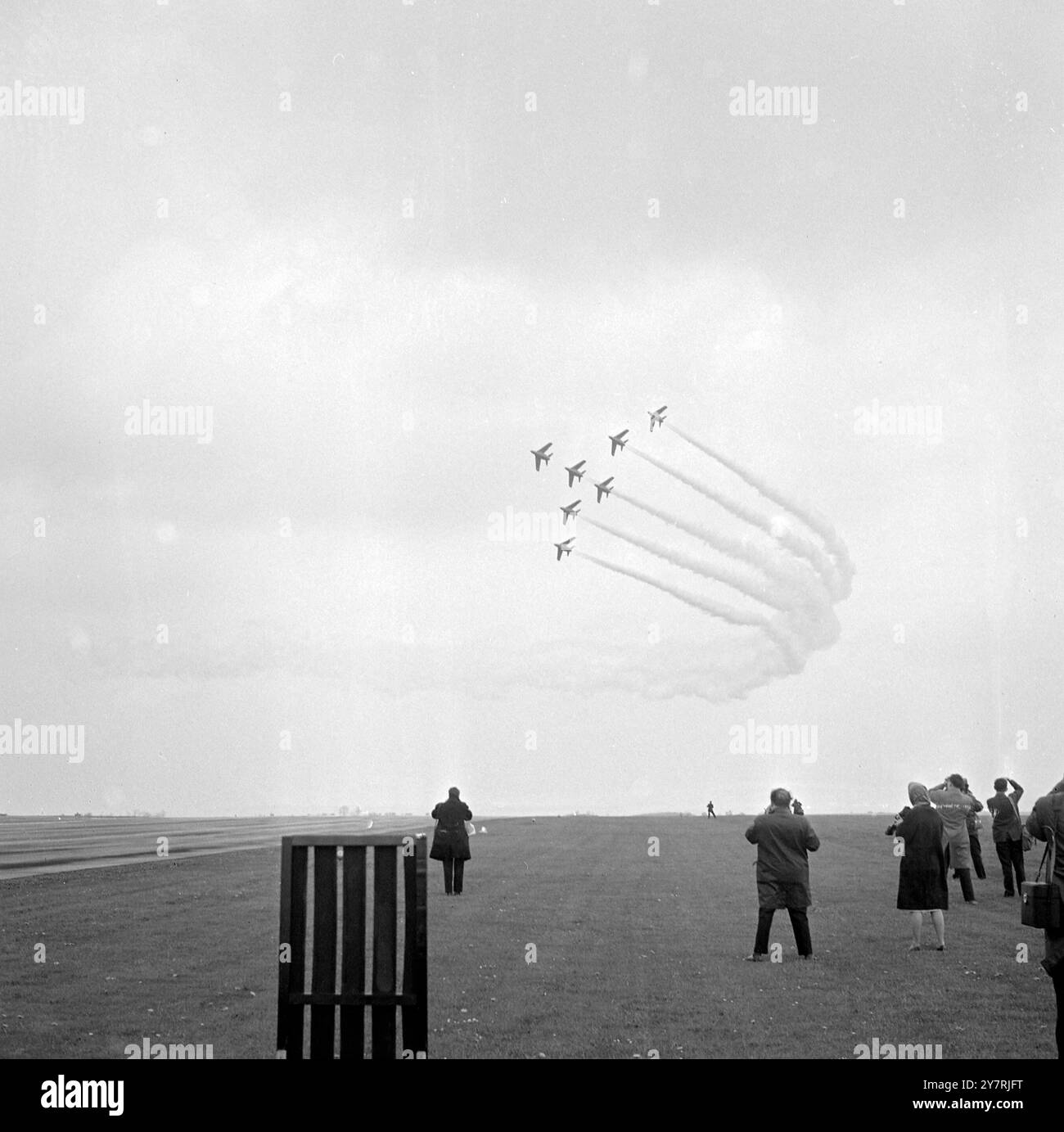 RED ARROWS IN THE SKYLittle Rissington, Gloucestershire, England, UK ...