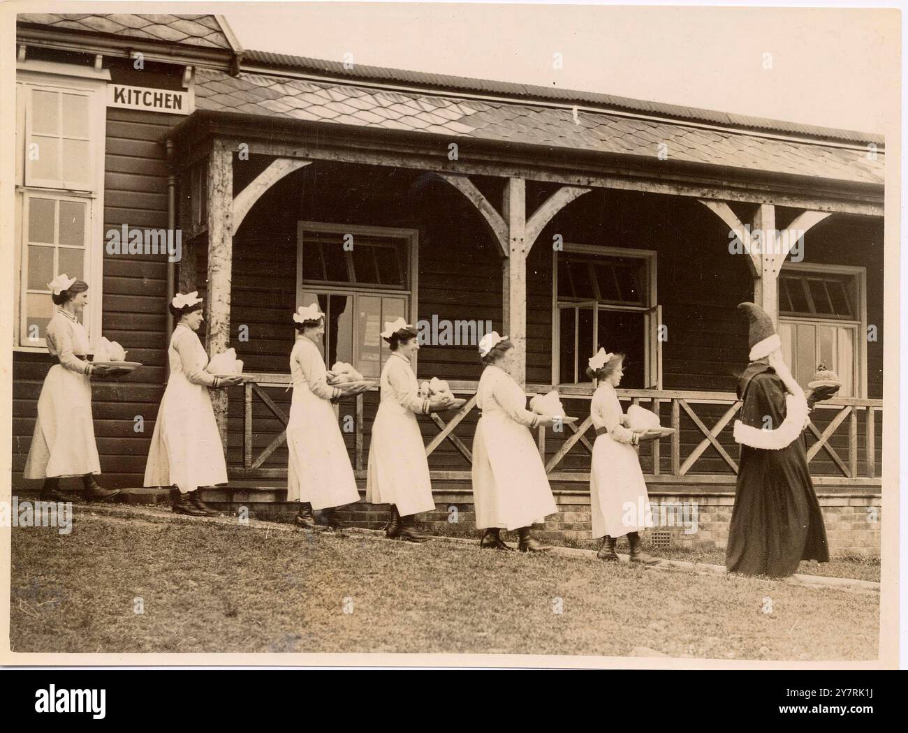 The Lord Mayor Treloar Hospital in Alton. Sir Henry Gauvain dressed as ...