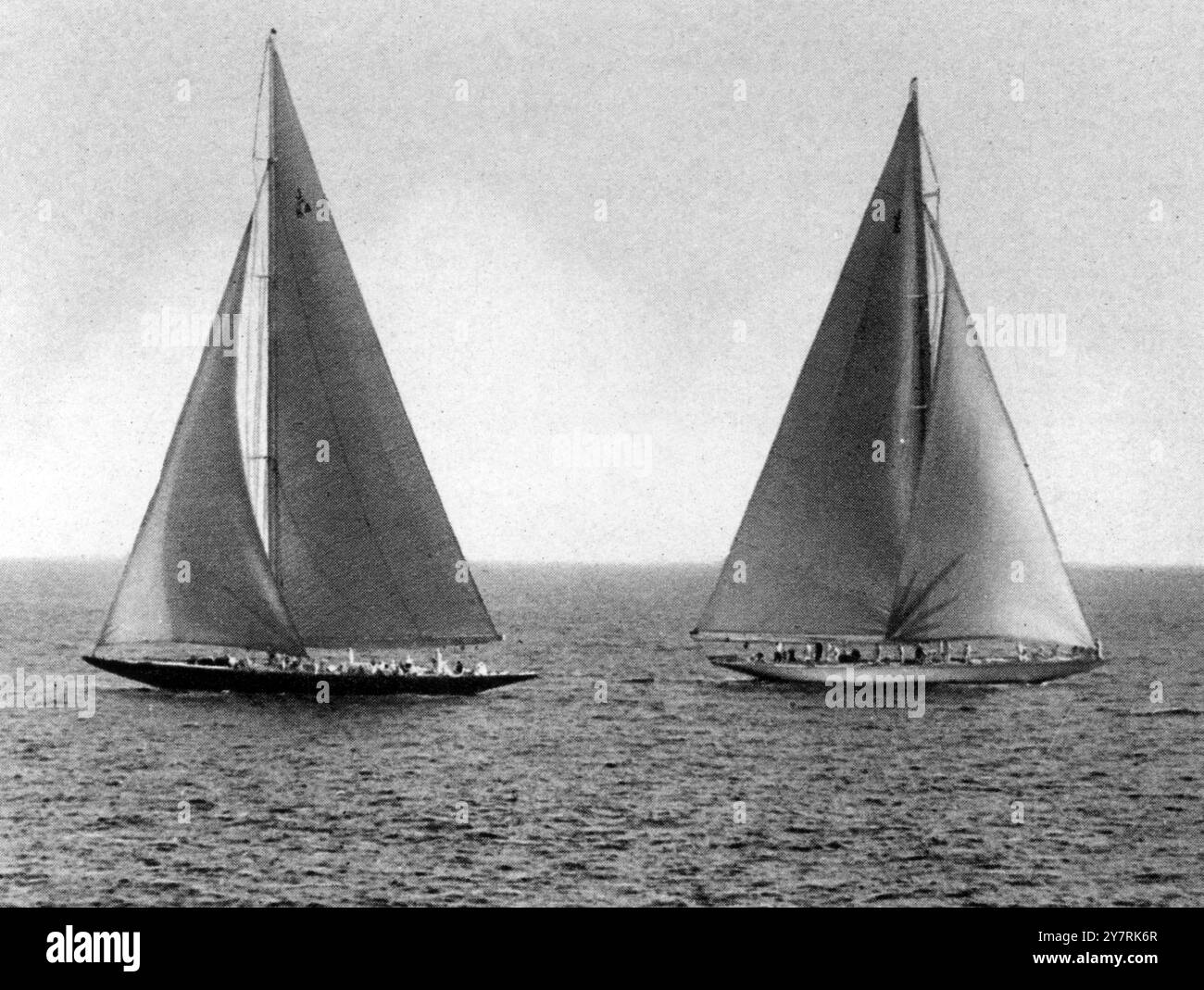 Endeavour's gallant challenge fails : her four defeats. The third race ...