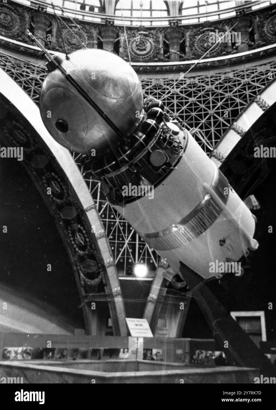 MODEL OF LUNA-9Moscow, USSR : A model of the Russian Luna-9 space ...