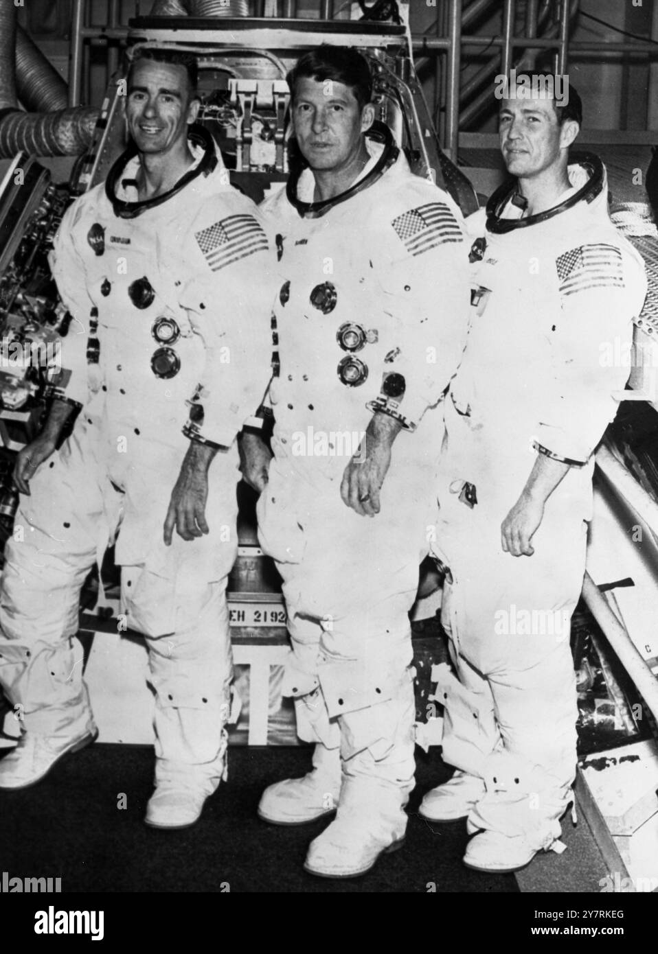 US SPACEMENCape Kennedy, Florida, USA : The three US astronauts who ...