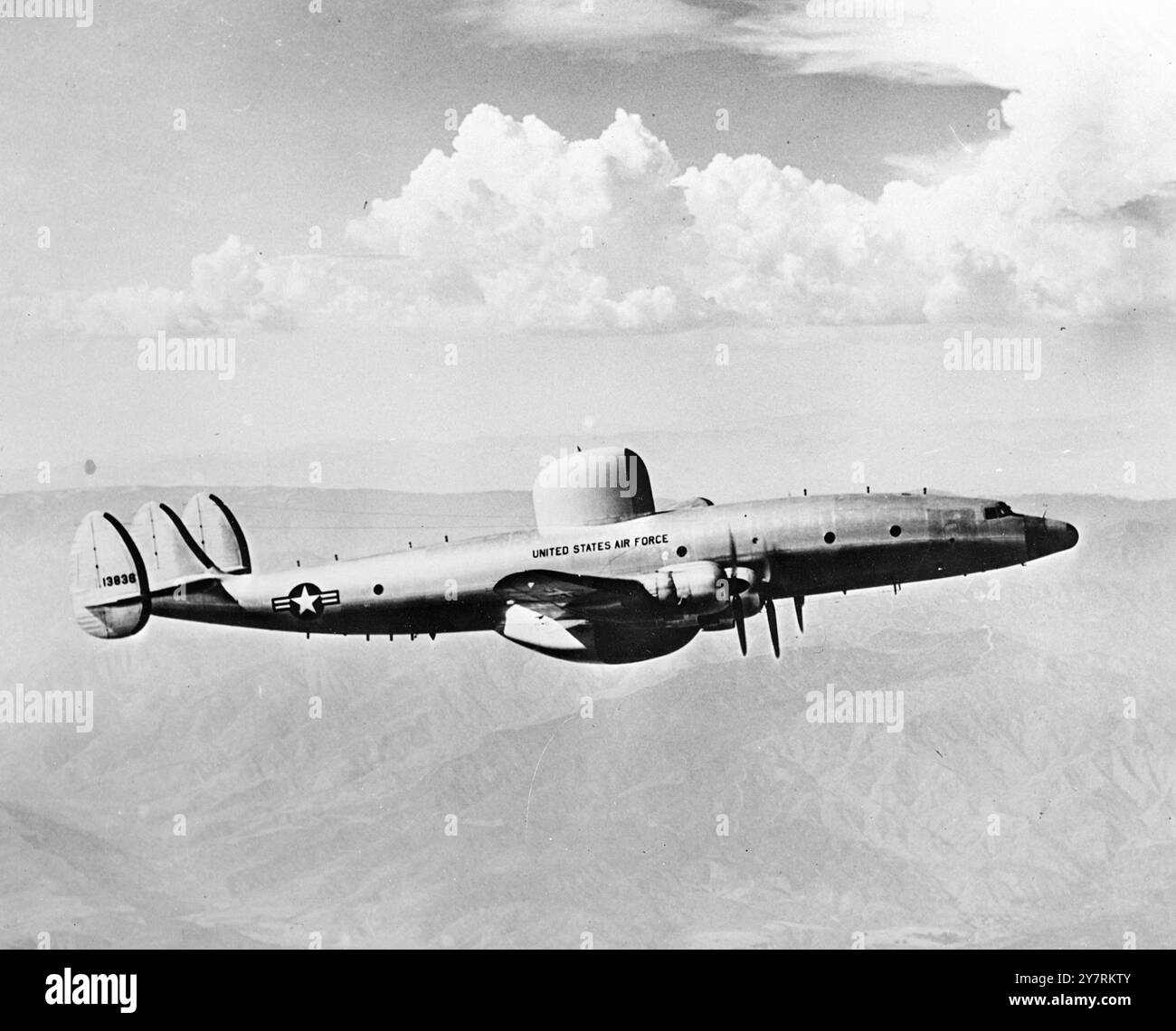 AMERICA'S FLYING RADAR STATION 16.10.53. A new long-range transport ...