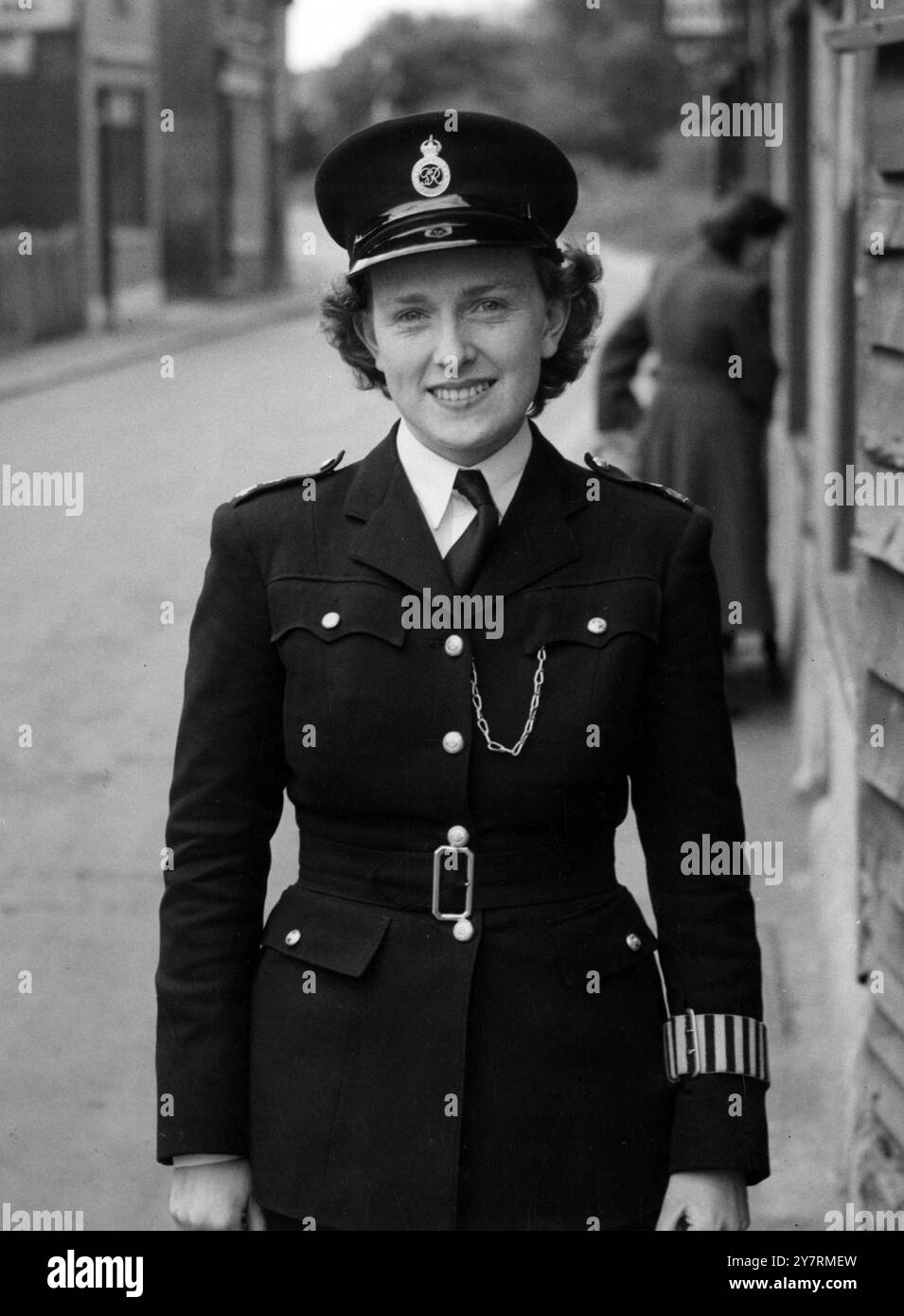 Policewoman L Bird, looking very smart in her police unform, while ...