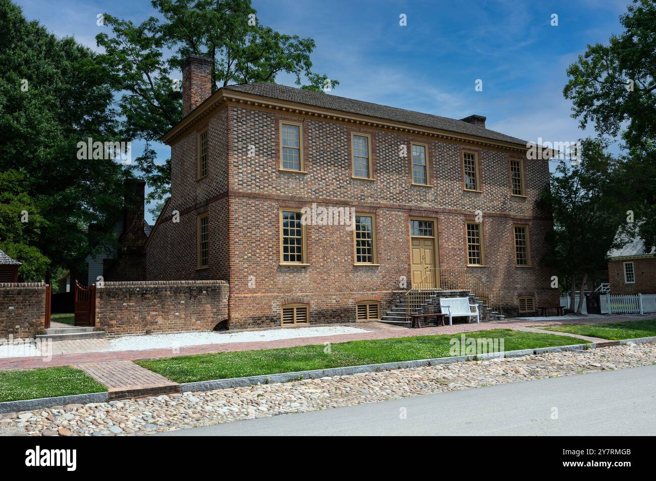 Colonial Williamsburg George Wythe House Stock Photo - Alamy