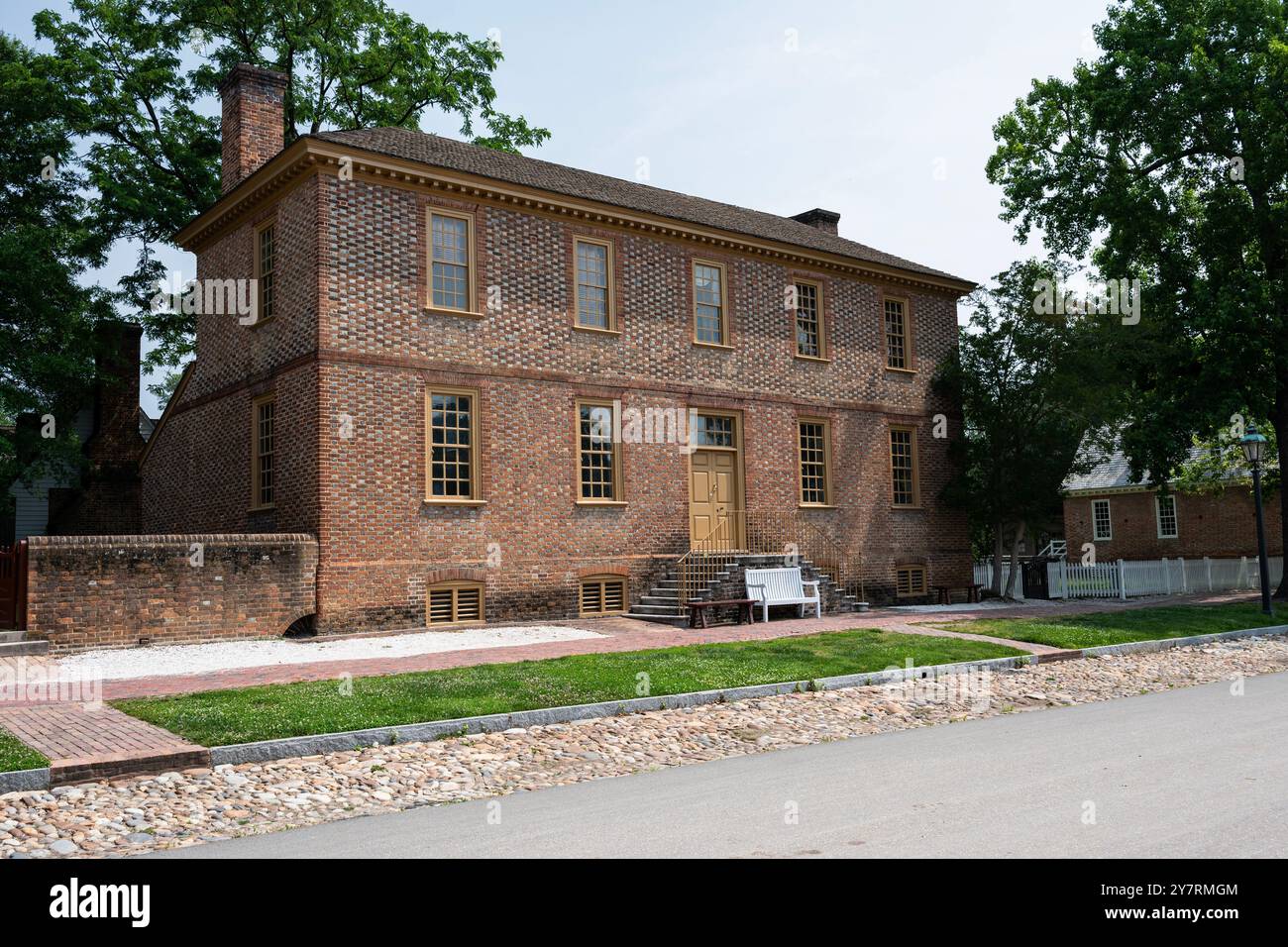 Colonial Williamsburg George Wythe House Stock Photo - Alamy