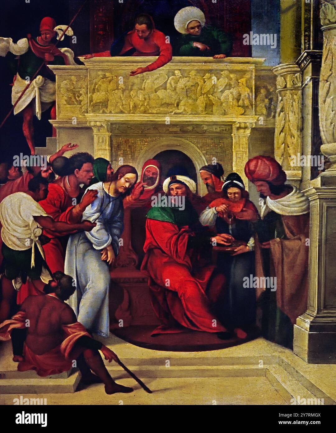 Christ before Pilate 1520 by Ludovico Mazzolino Ferrara,1480 – 1530 ...