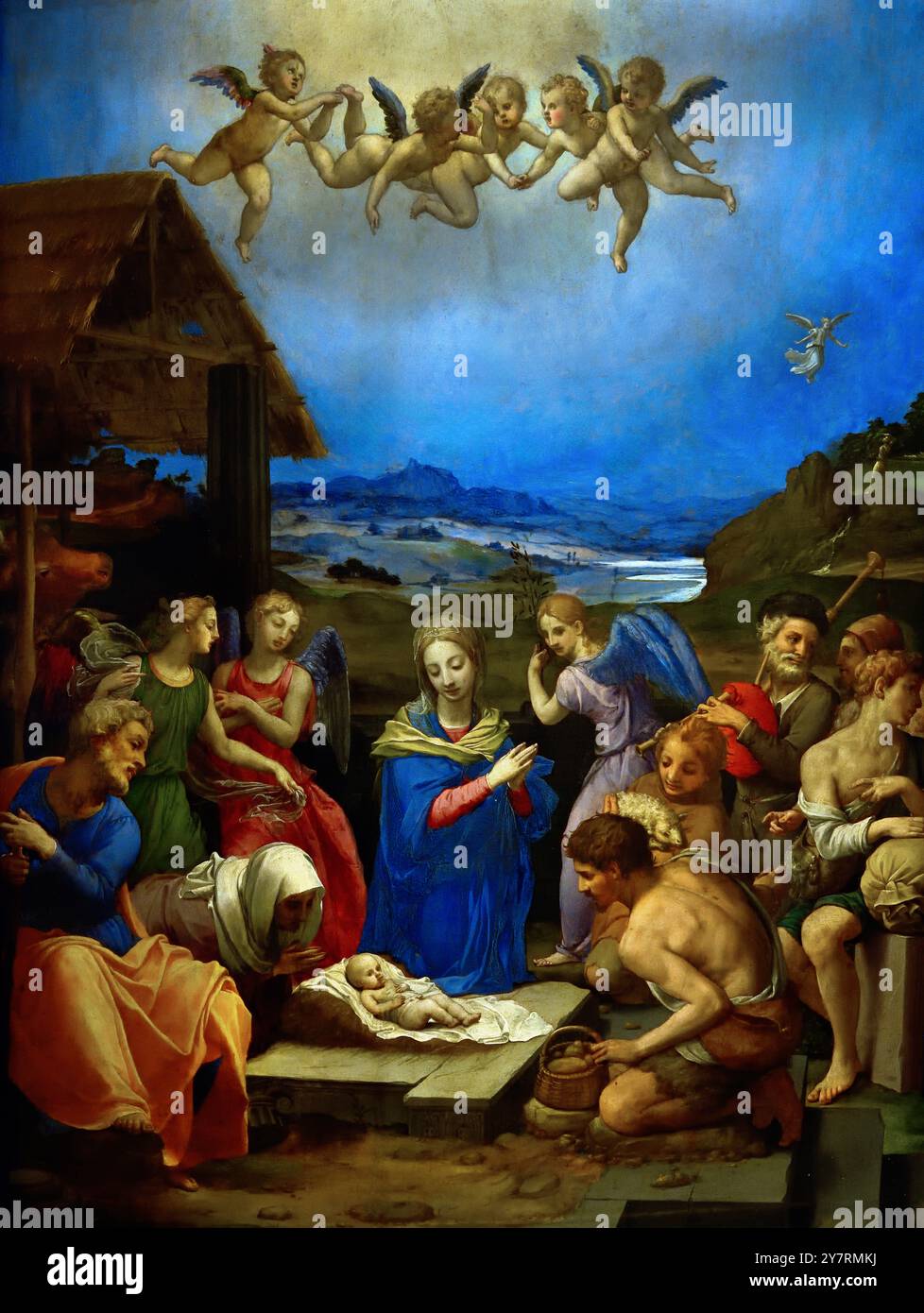 The Adoration of the Shepherds 1539–1540 Agnolo di Cosimo Bronzino Florence 1503 – 1572 16th ...