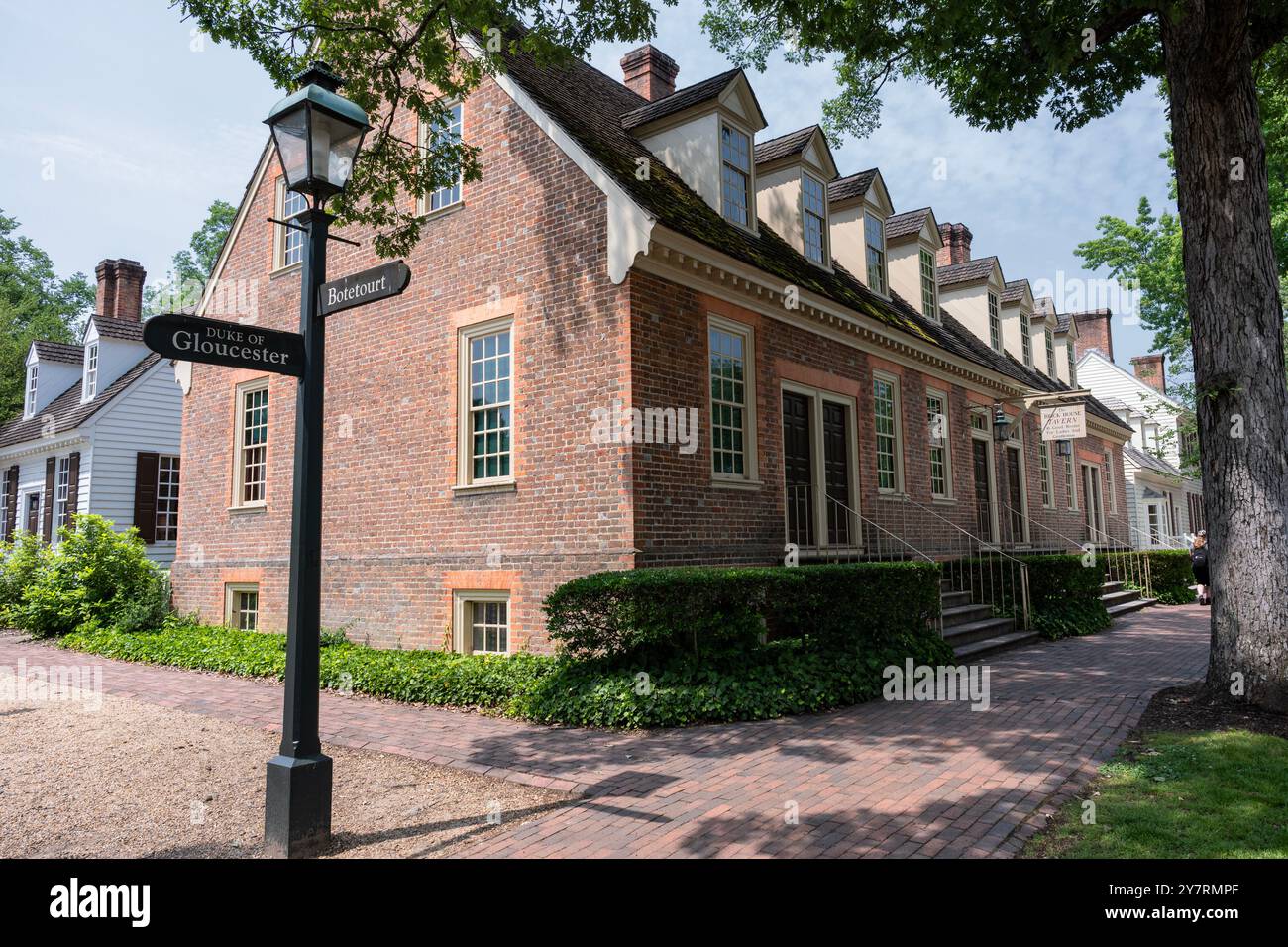 Brick House Tavern in Colonial Williamsburg Stock Photo - Alamy