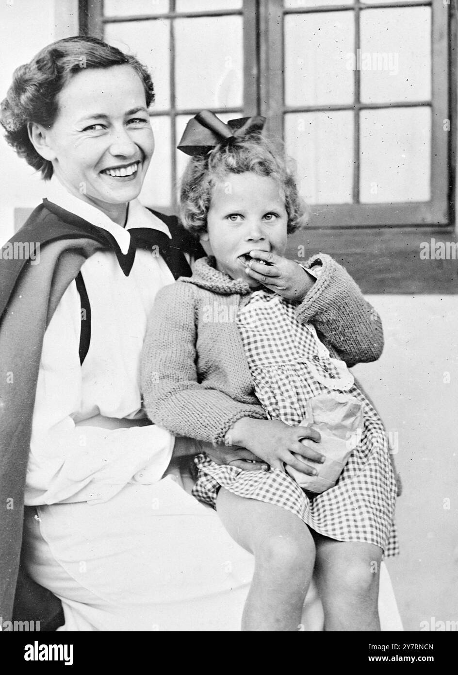 AFRICAN WAIF IS NOT PURE WHITE 26.9.53. Mavis, the fair-haired blue ...