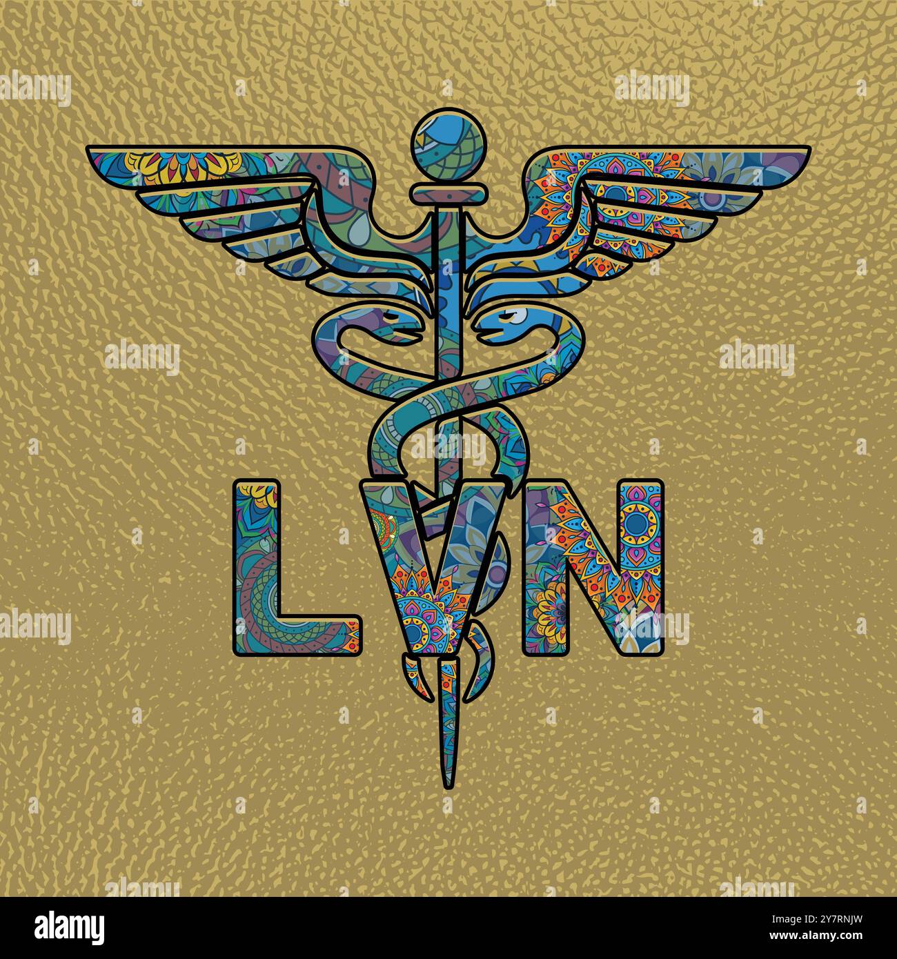 Nurse vintage illustration Stock Vector Images - Alamy