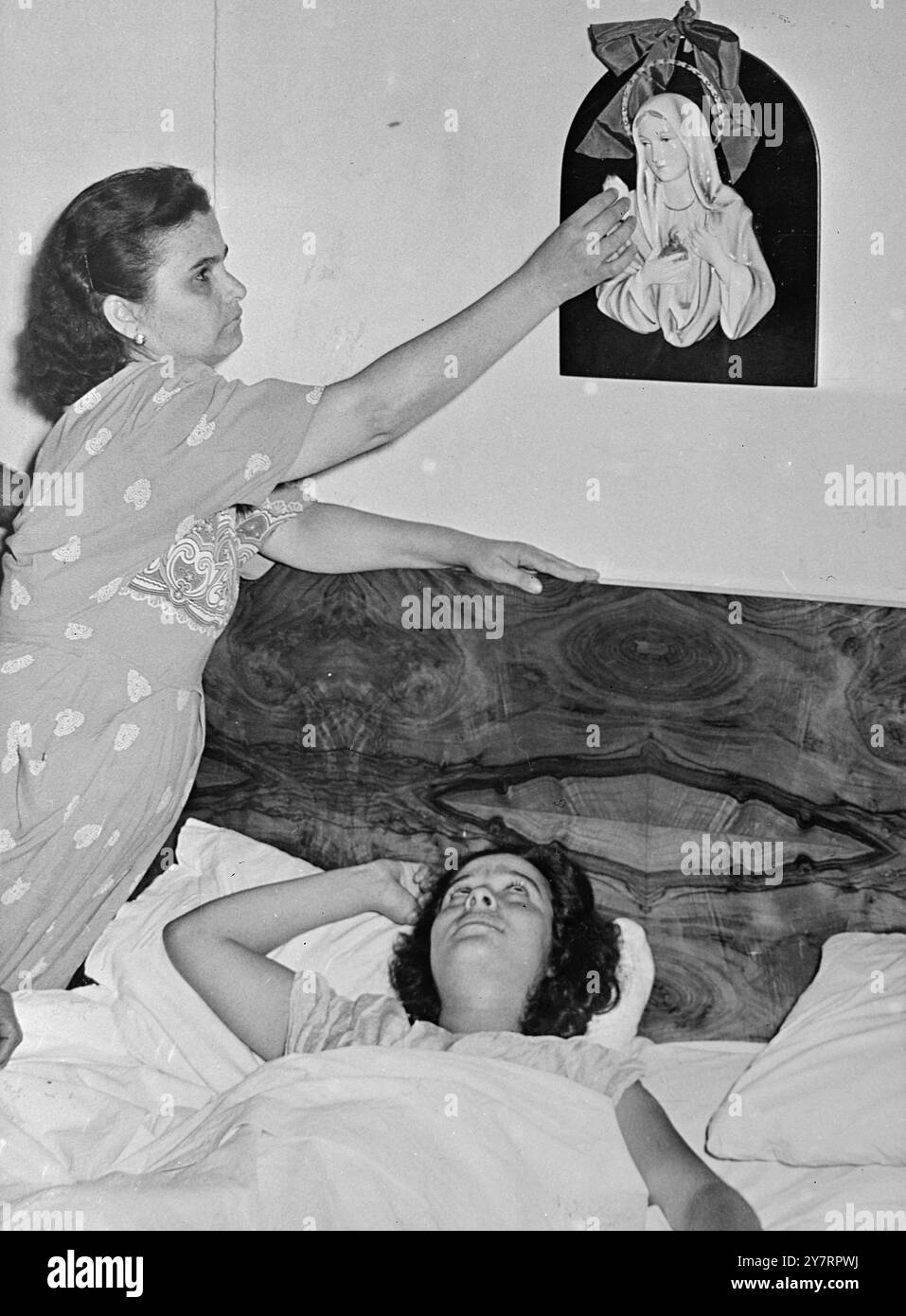 MARBLE MADONNA CRIES - 5.9.53. - When Antonina Giuste, a sick woman who ...