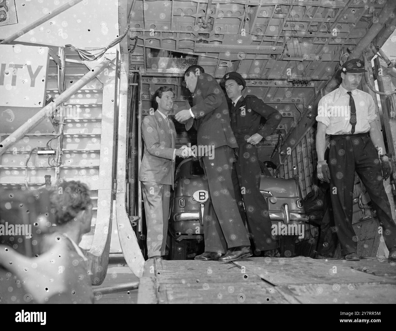 GROUP CAPTAIN TOWNSEND BACK IN BRITAIN - 28.8.53. - Group Captain Peter ...