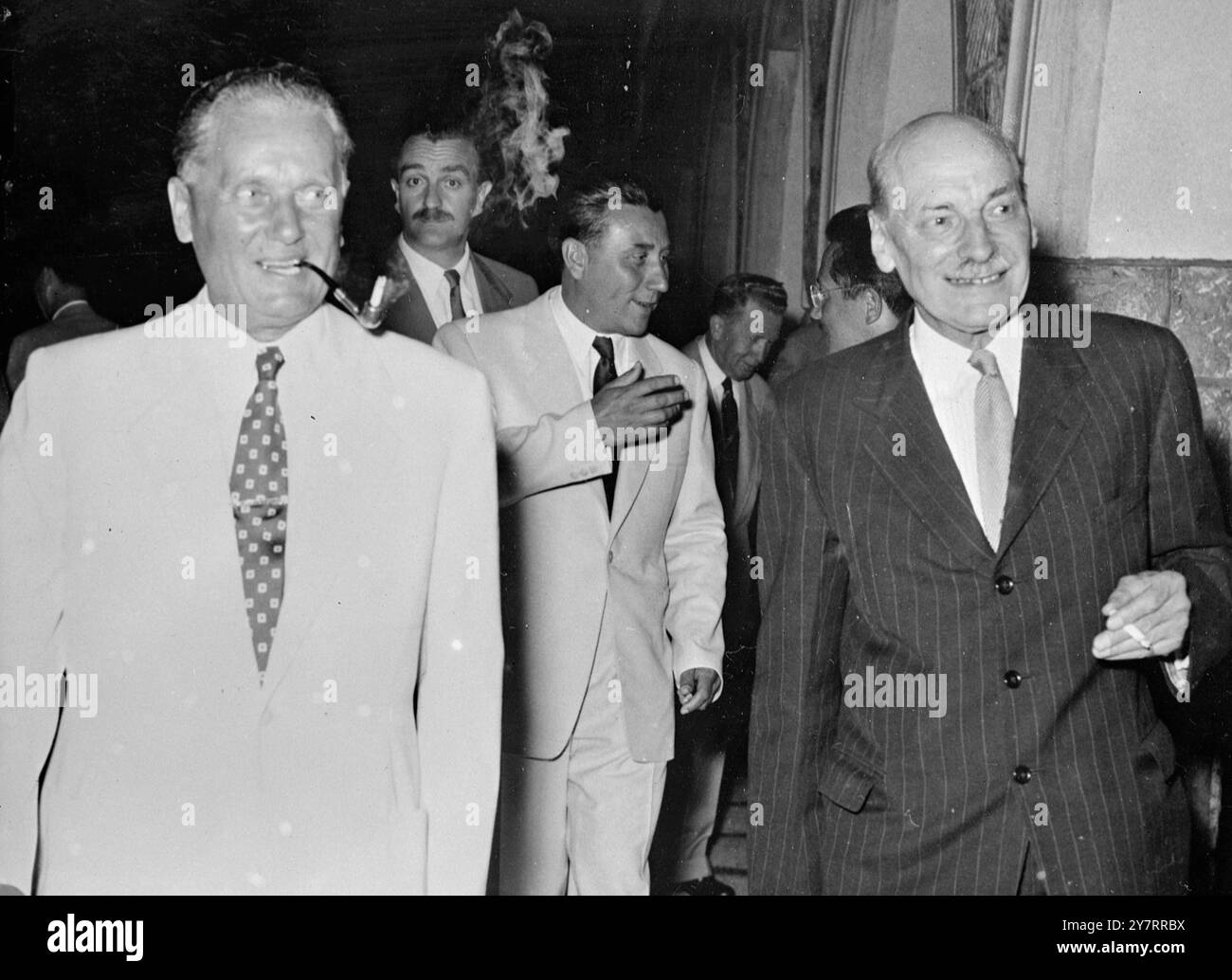 Mr clement attlee black and white hi-res stock photography and images ...