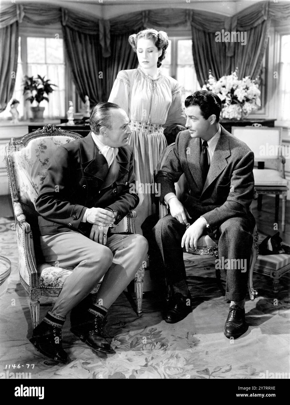 CONRAD VEIDT NORMA SHEARER and ROBERT TAYLOR in ESCAPE 1940 director MERVYN LeROY novel Ethel ...
