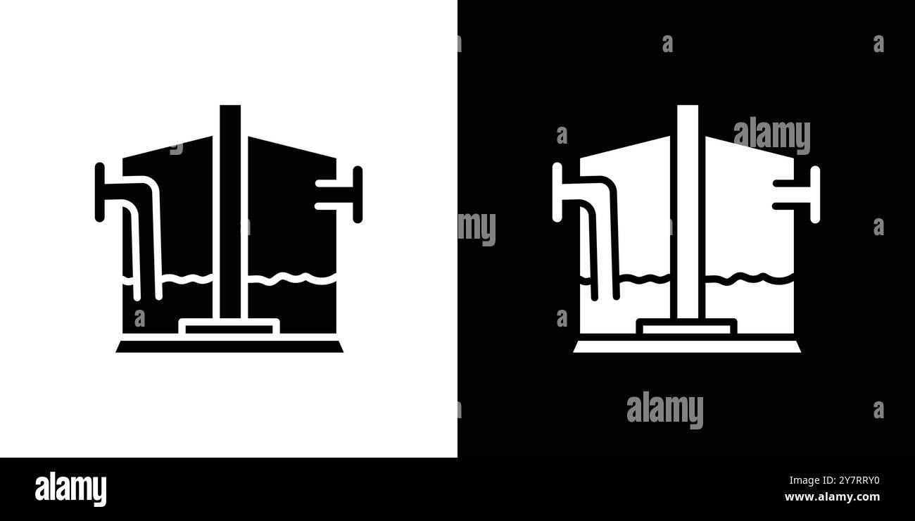 anaerobic digestion biomass icon vector line logo mark or symbol set ...