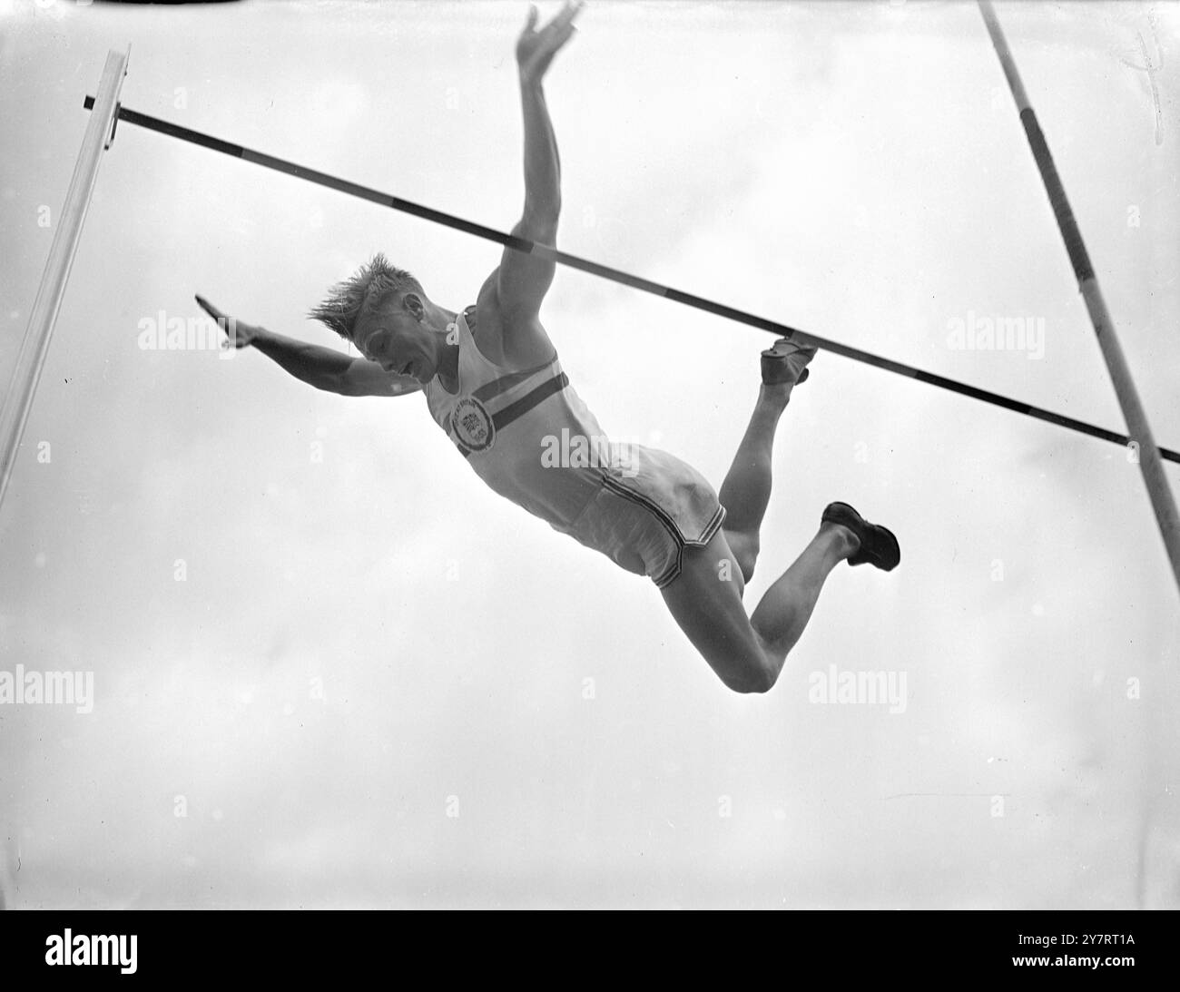 GREAT BRITAIN Vs FRANCE IN SPORTS MEETING AT WHITE CITY STADIUM. 3.8.53 ...