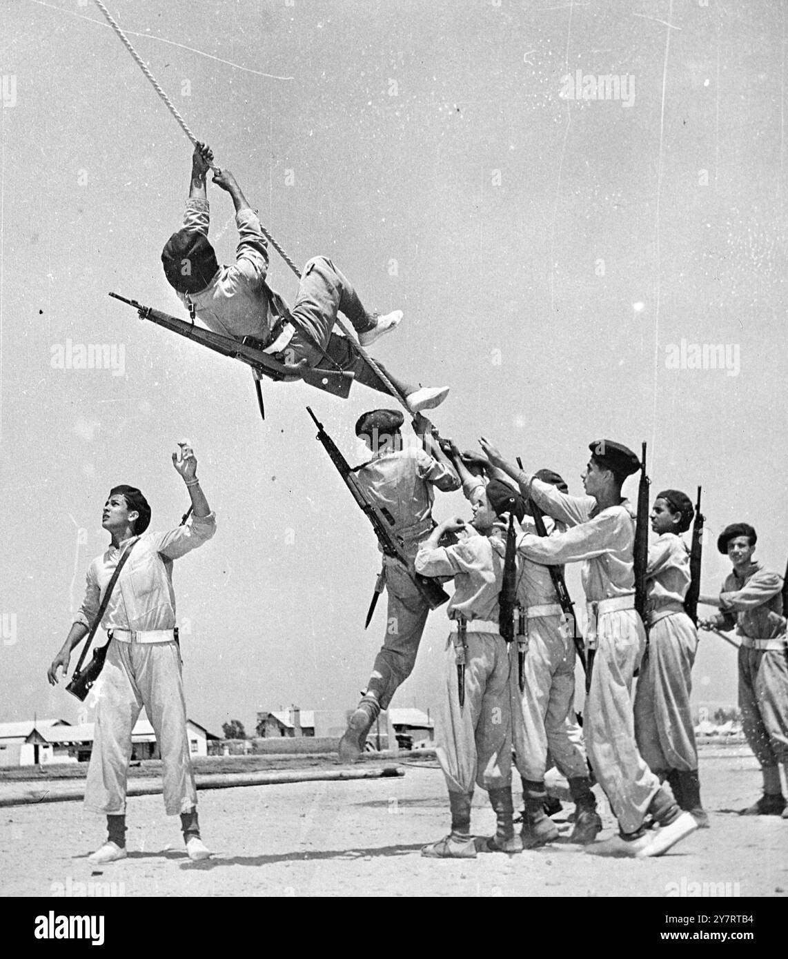 "EGYPT'S "LIBERATION BATTALIONS" IN TRAINING 23.7.53. Volunteers for ...
