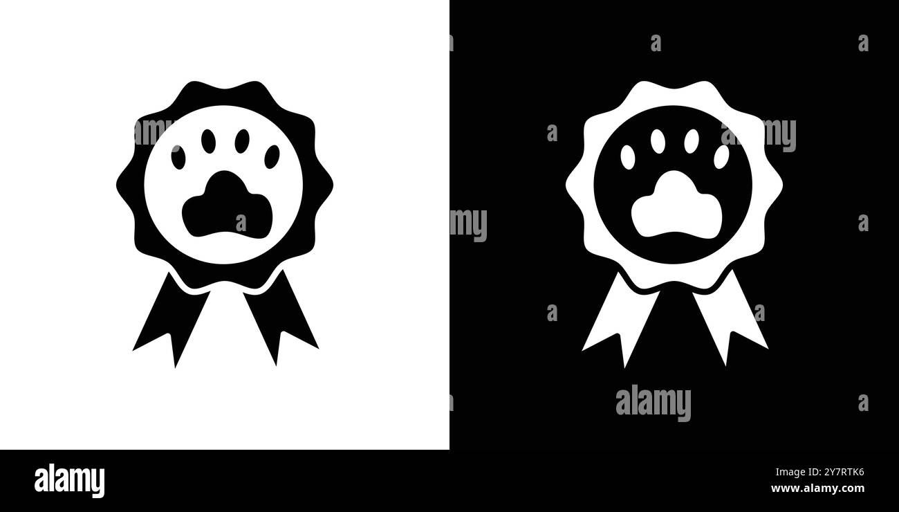 dog competition icon vector line logo mark or symbol set collection ...