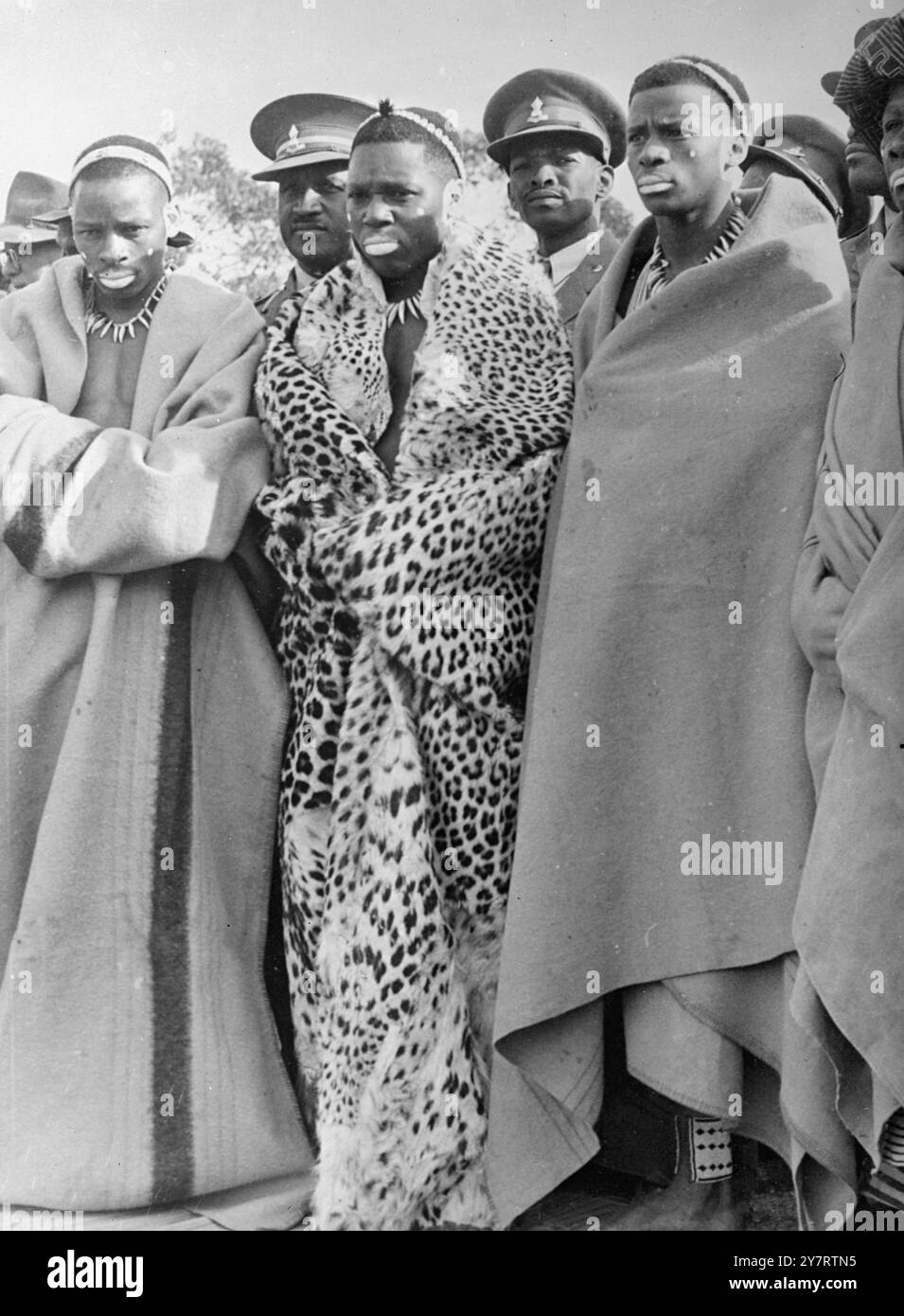 THOUSANDS CROWD ALTAR AS CHILDREN OF NATIVE CHIEFS WED 13.7.53 ...