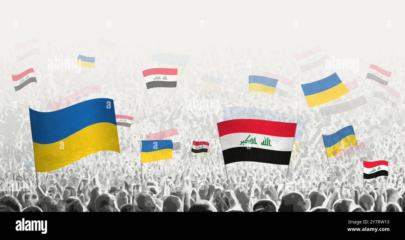 Iraq ukraine flag Stock Vector Images - Alamy
