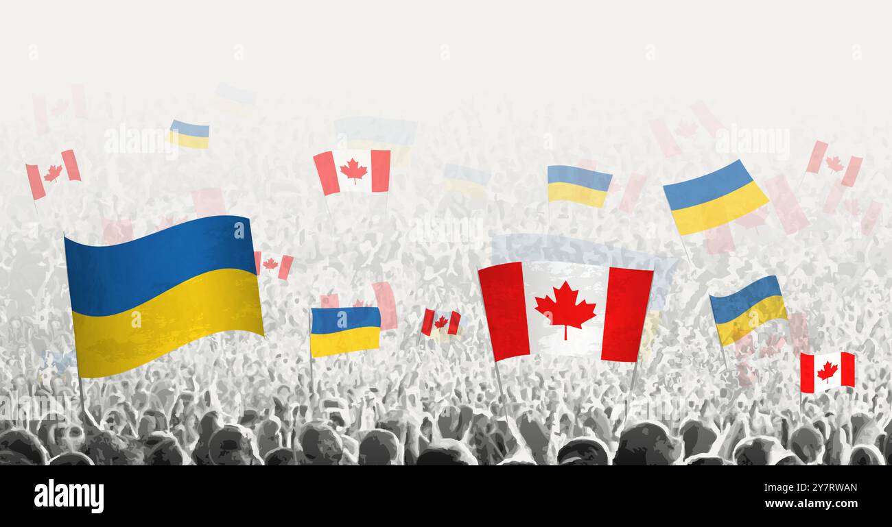 Ukraine protest canada Stock Vector Images - Alamy