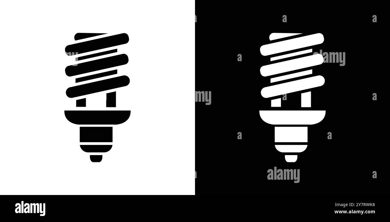 energy efficiency light bulb icon vector line logo mark or symbol set ...