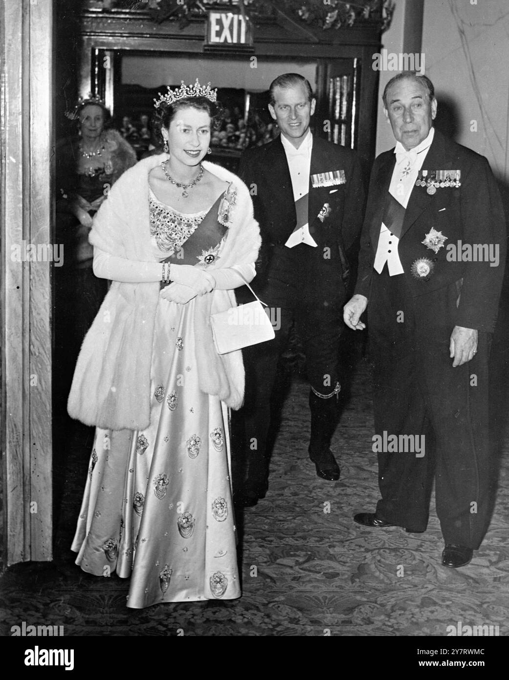 QUEEN AND DUKE OF EDINBURGH ARRIVE FOR GALA PERFORMANCE OF NEW BENJAMIN ...