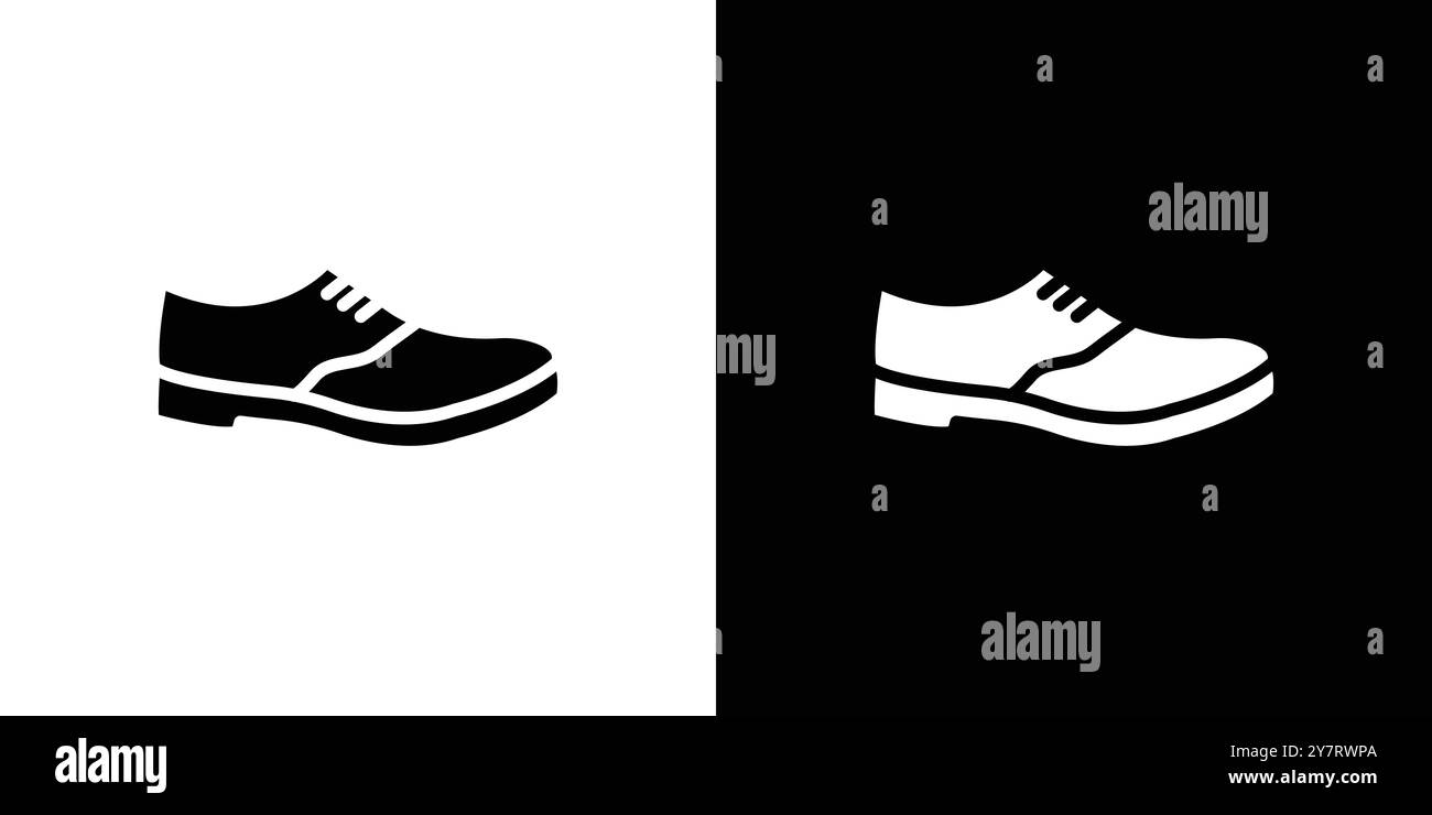 Men Shoes Icon vector line logo mark or symbol set collection outline ...