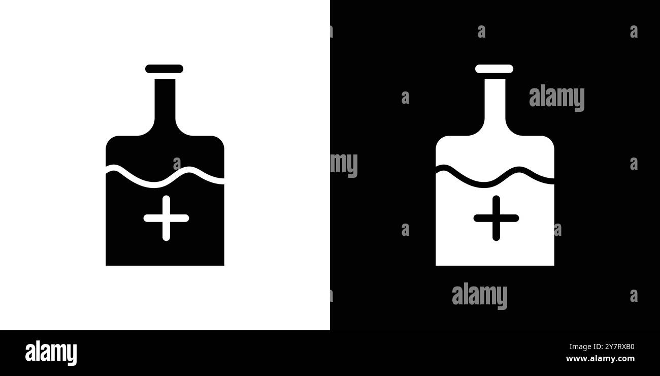 holy water bottle icon vector line logo mark or symbol set collection ...