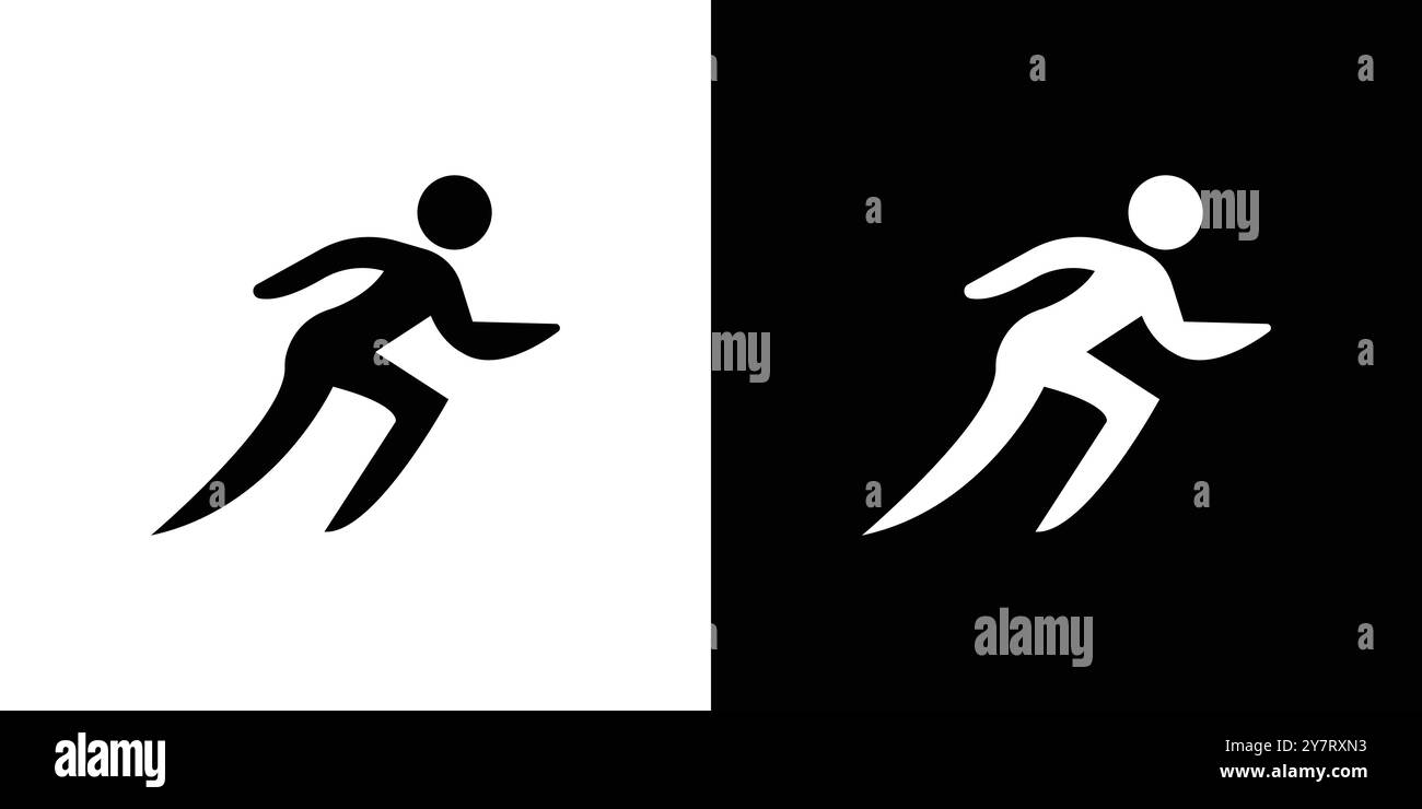 Sprint icon vector line logo mark or symbol set collection outline ...