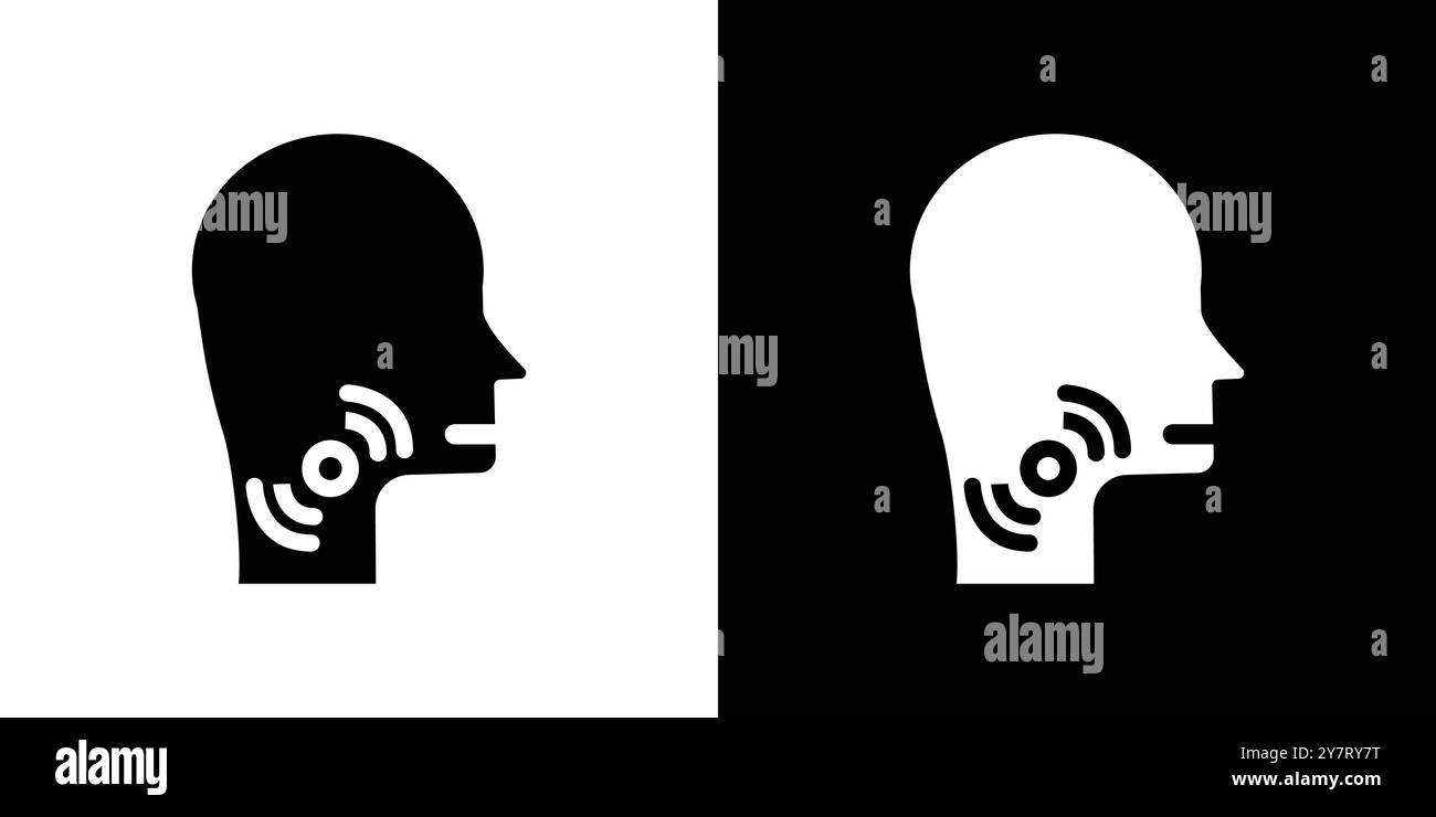 Sore throat icon vector line logo mark or symbol set collection outline ...
