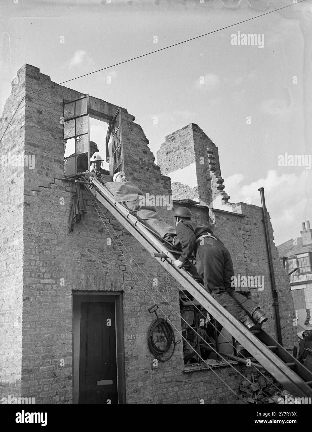 CIVIL DEFENCE - TRAINING GROUND OPENED Stock Photo - Alamy