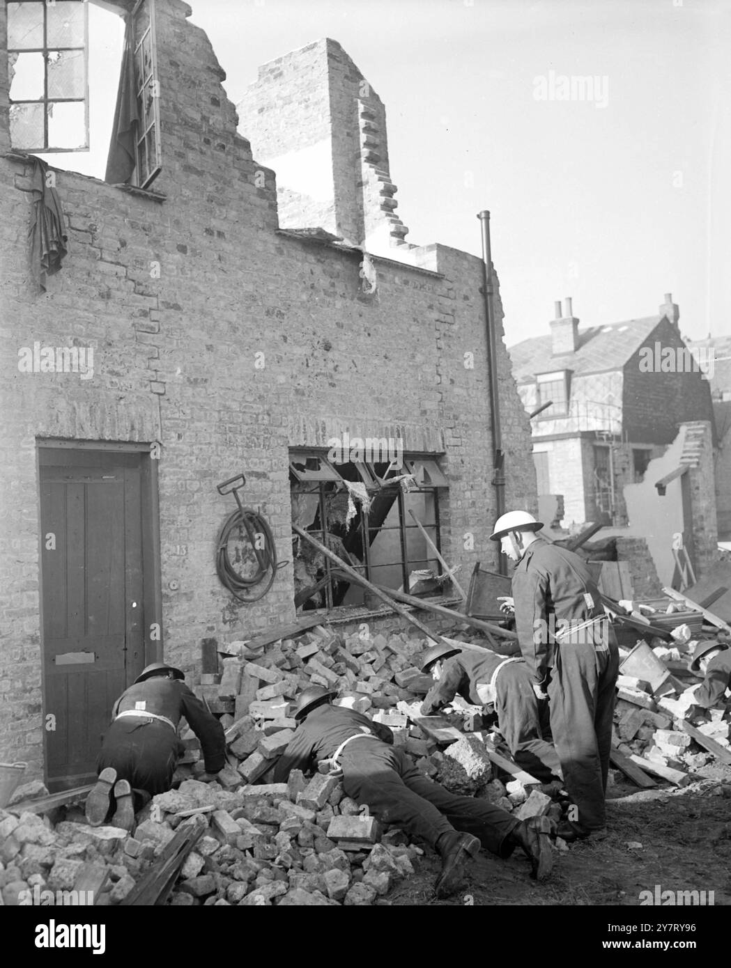 CIVIL DEFENCE - TRAINING GROUND OPENED Stock Photo - Alamy