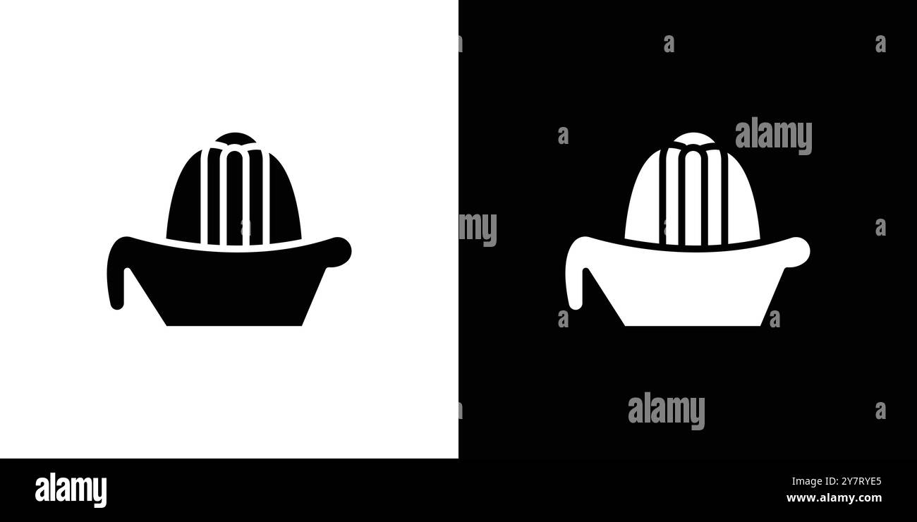Lemon squeezer icon vector line logo mark or symbol set collection ...