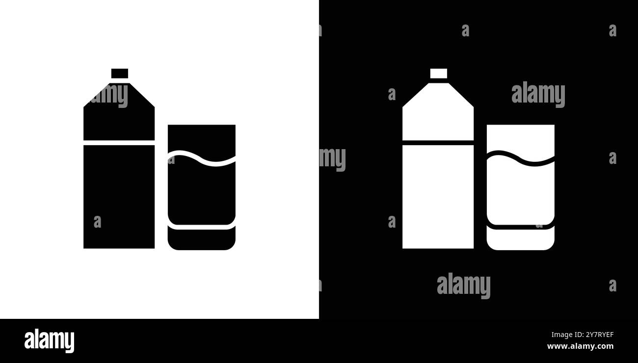 drink icon vector line logo mark or symbol set collection outline style ...