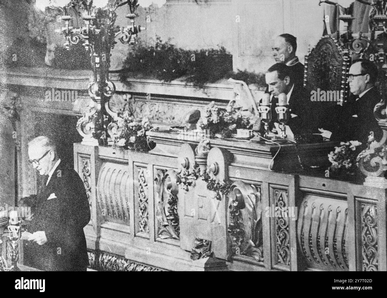 NATO - CONFERENCE OPENS IN LISBON - Portugal - 1952 Stock Photo - Alamy