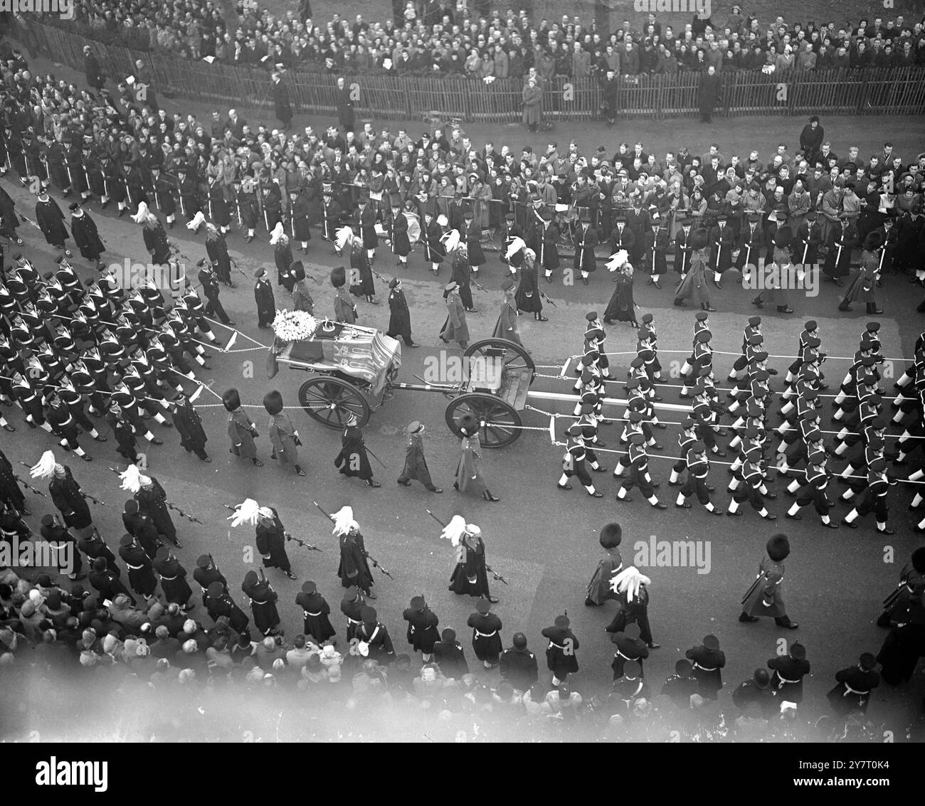 THIS KING'S FUNERAL PROCESSION THROUGH LONDON FROM WESTMINSTER TO ...