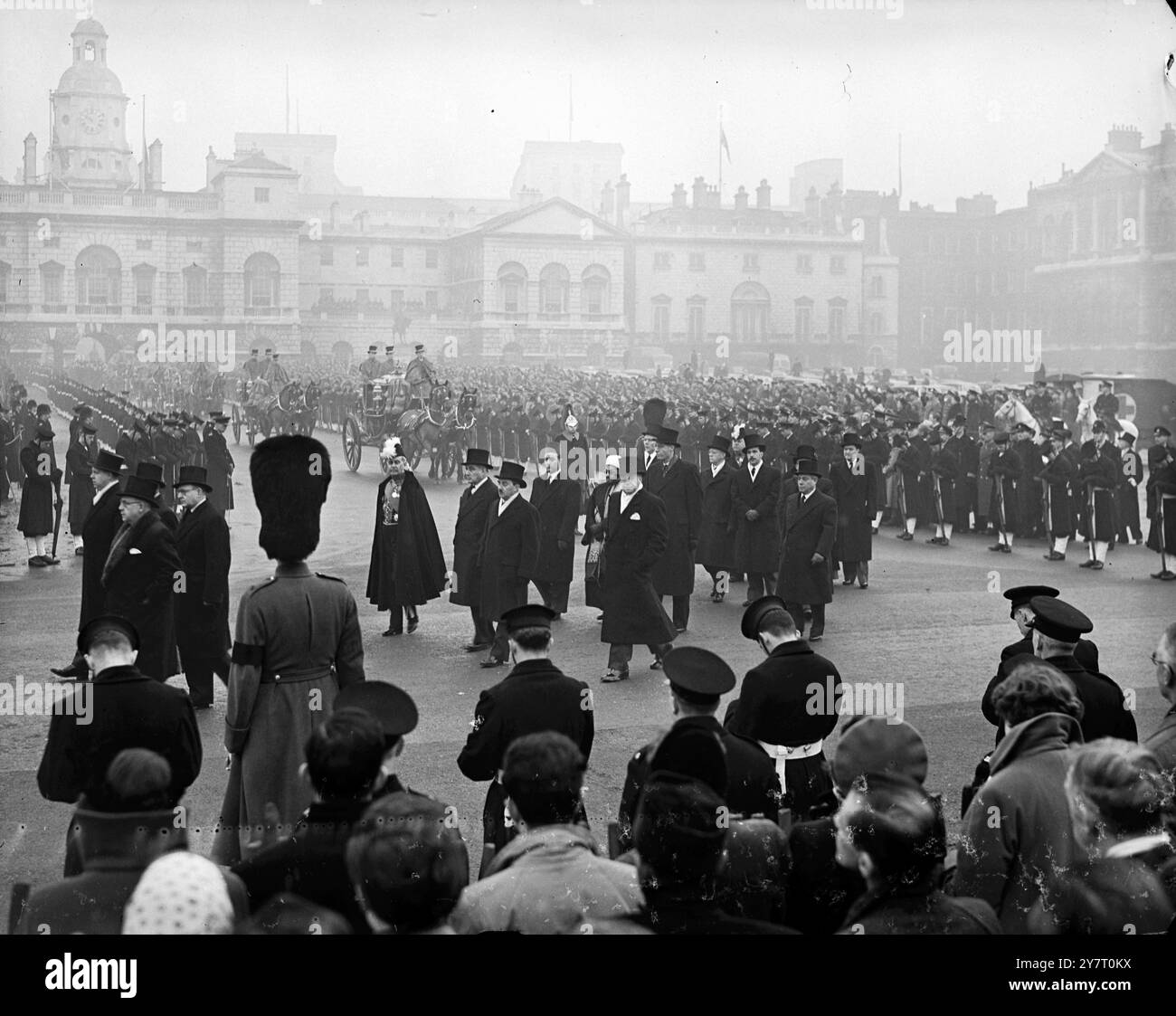 THE KING'S FUNERAL PROCESSION FROM WESTMINSTER HALL TO PADDINGTON ...