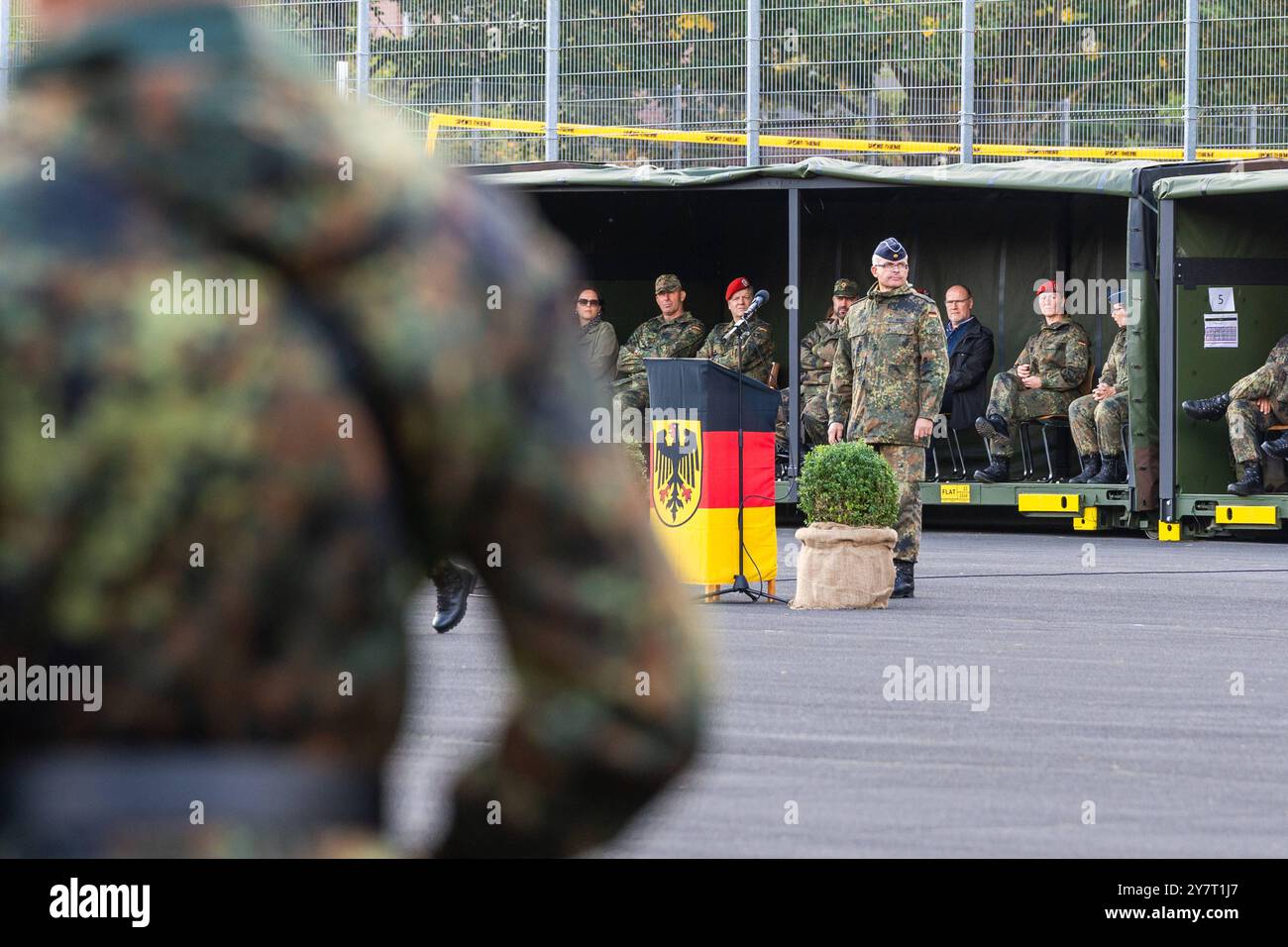Volkach, Bavaria, Germany - October 1, 2024: Roll call of the German ...