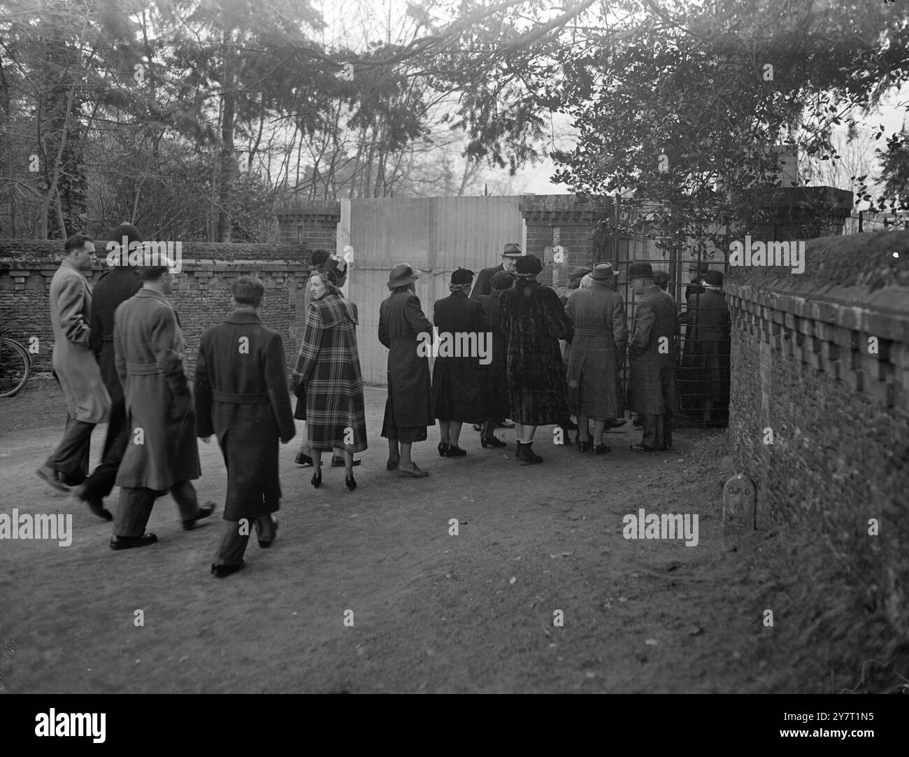 VILLAGERS PAY HOMAGE TO THEIR KING THE SQUIRE Workers and tenants from ...