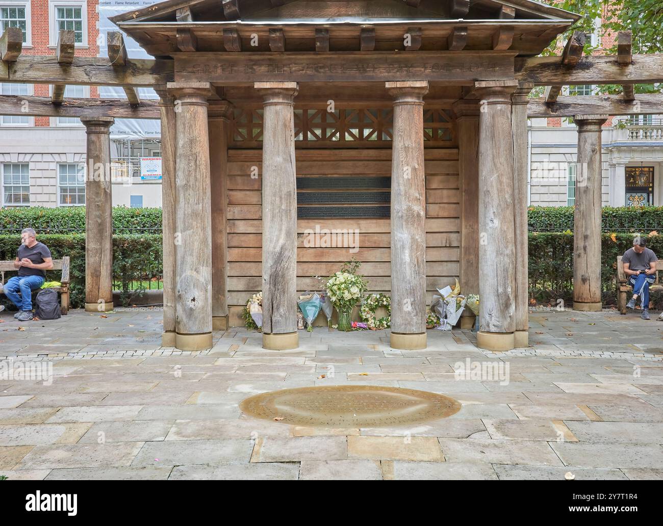 9/11 memorial, Grosvenor Square, Mayfair, London, England Stock Photo ...