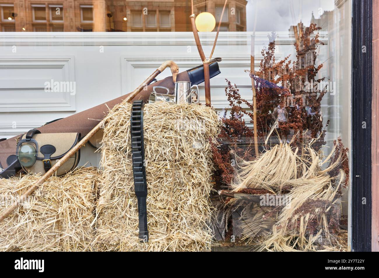 Window at Purdy gun & rifle manufacturers shop, Mayfair, London ...