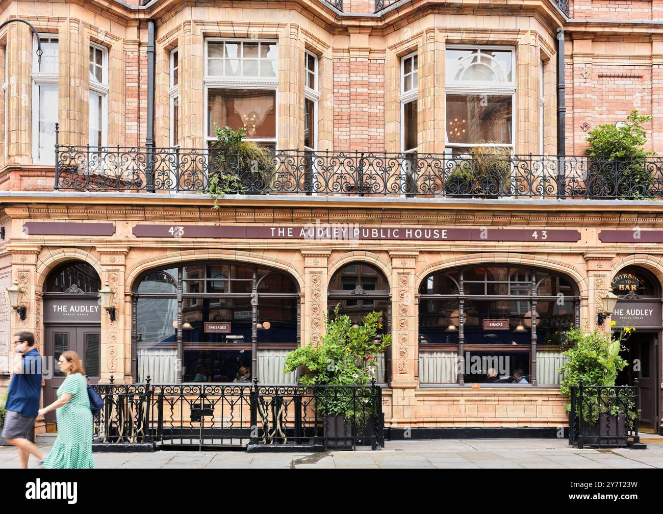 The Audley Public House, Mayfair, London, England Stock Photo - Alamy