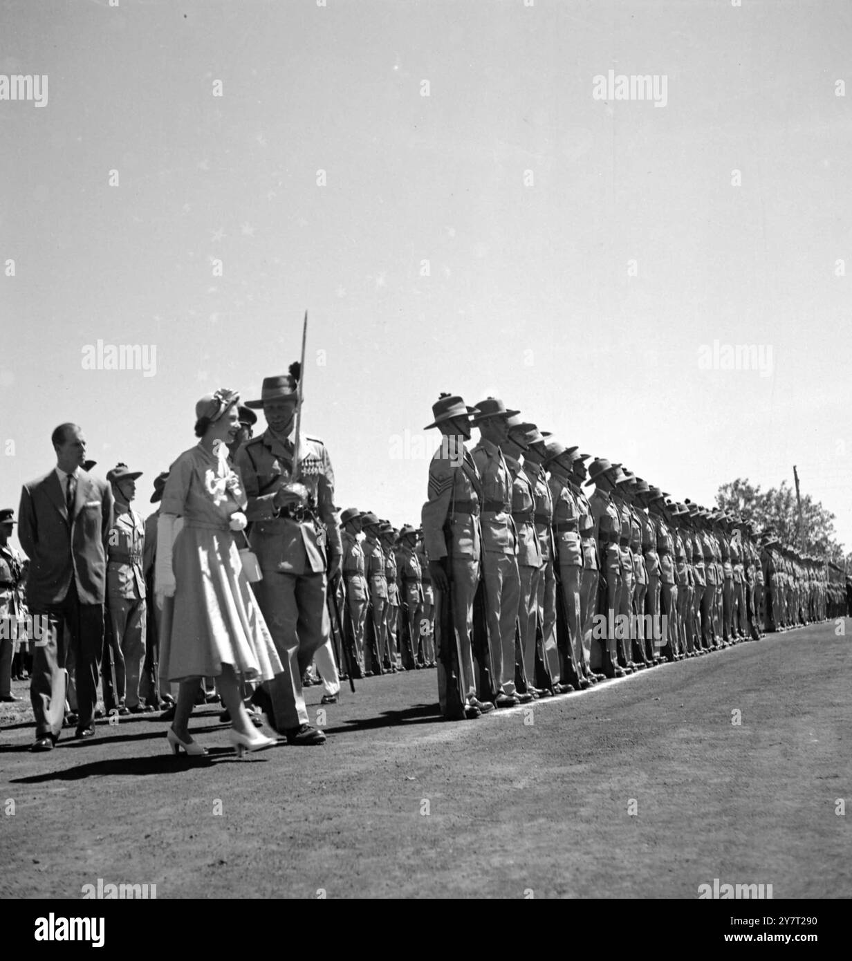 ORIGINAL PICTURE BY AIR FROM KENYA PRINCESS AND DUKE INSPECT KENYA ...