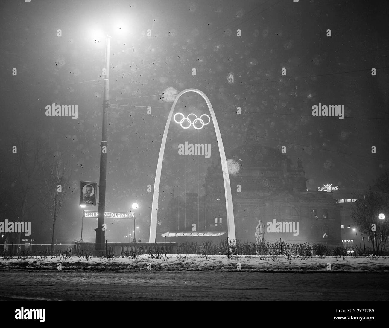 Olympics 1952 oslo Black and White Stock Photos & Images - Alamy