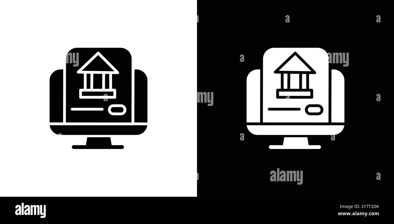 Official information online icon vector line logo mark or symbol set ...